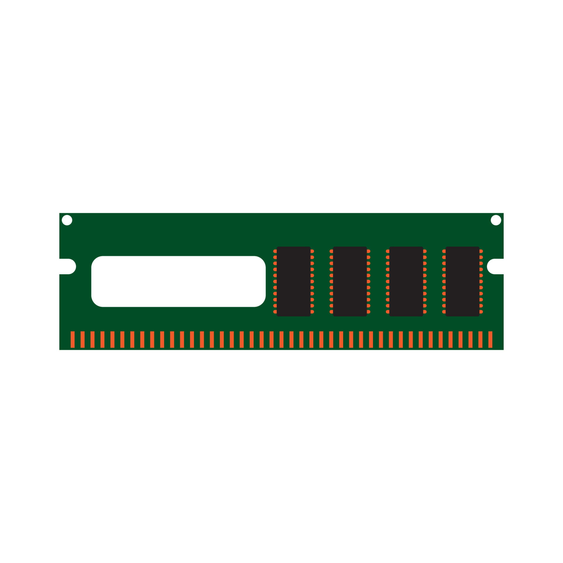 Computer Ram Icon Vector Illustration Symbol Design 22480131 Vector