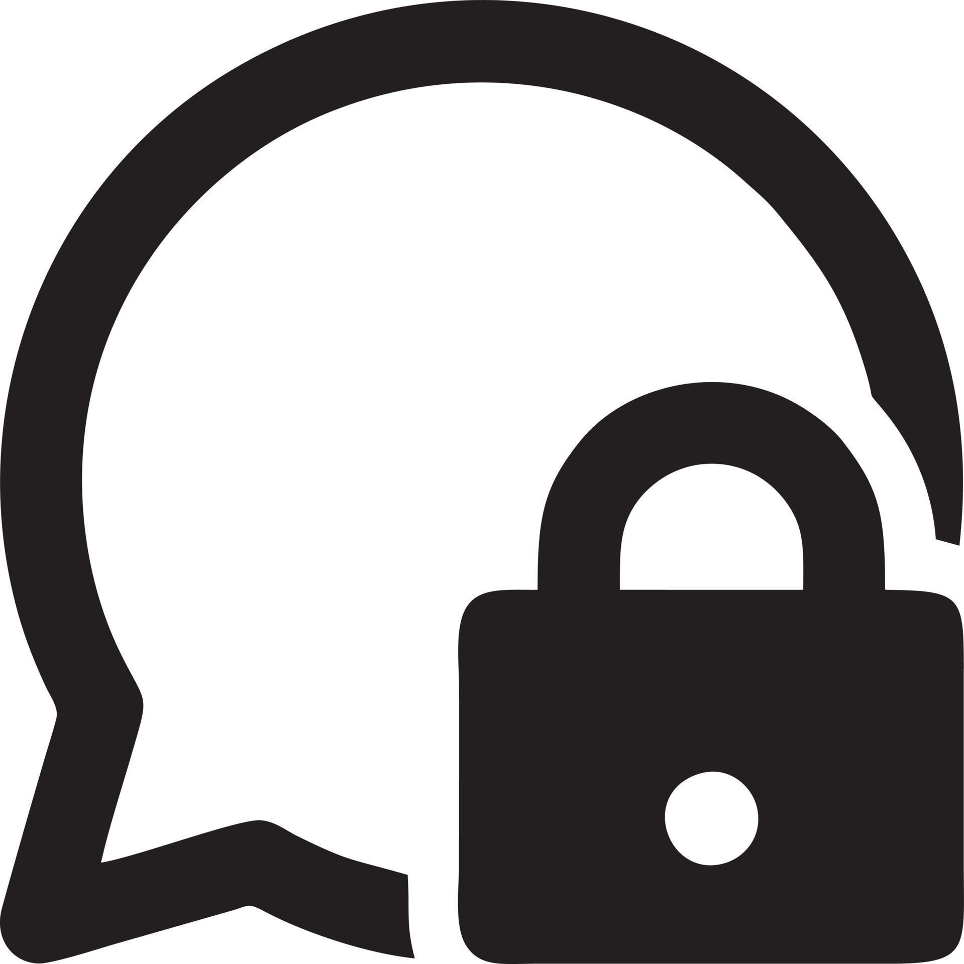 Lock security icon symbol vector image. Illustration of the key secure ...