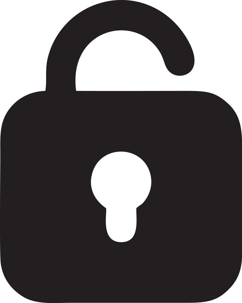 Lock Security Icon Symbol Vector Image Illustration Of The Key Secure