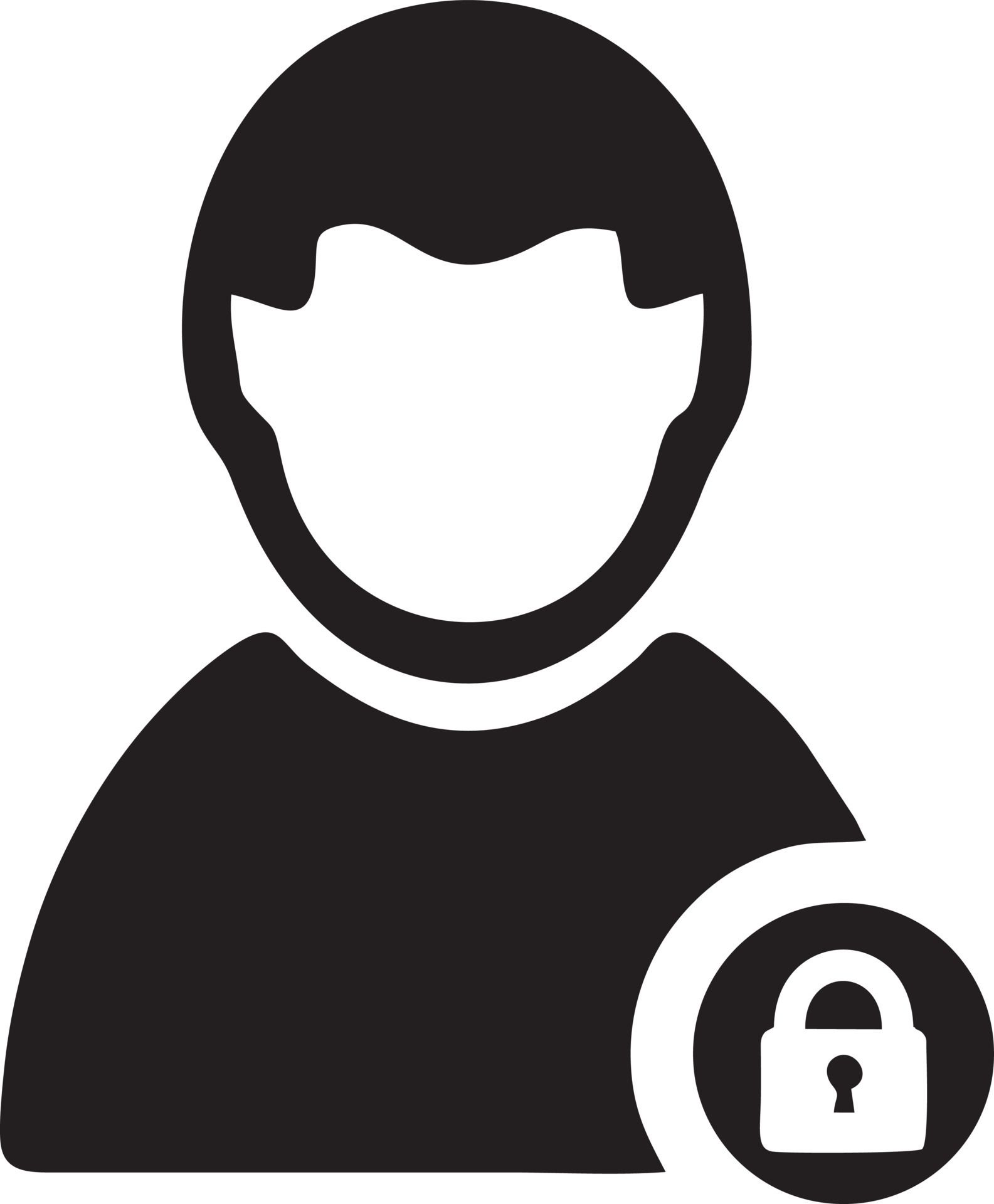Lock Security Icon Symbol Vector Image Illustration Of The Key Secure