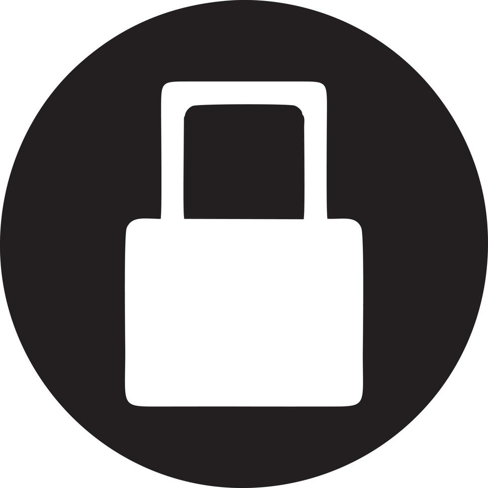 Lock Security Icon Symbol Vector Image Illustration Of The Key Secure