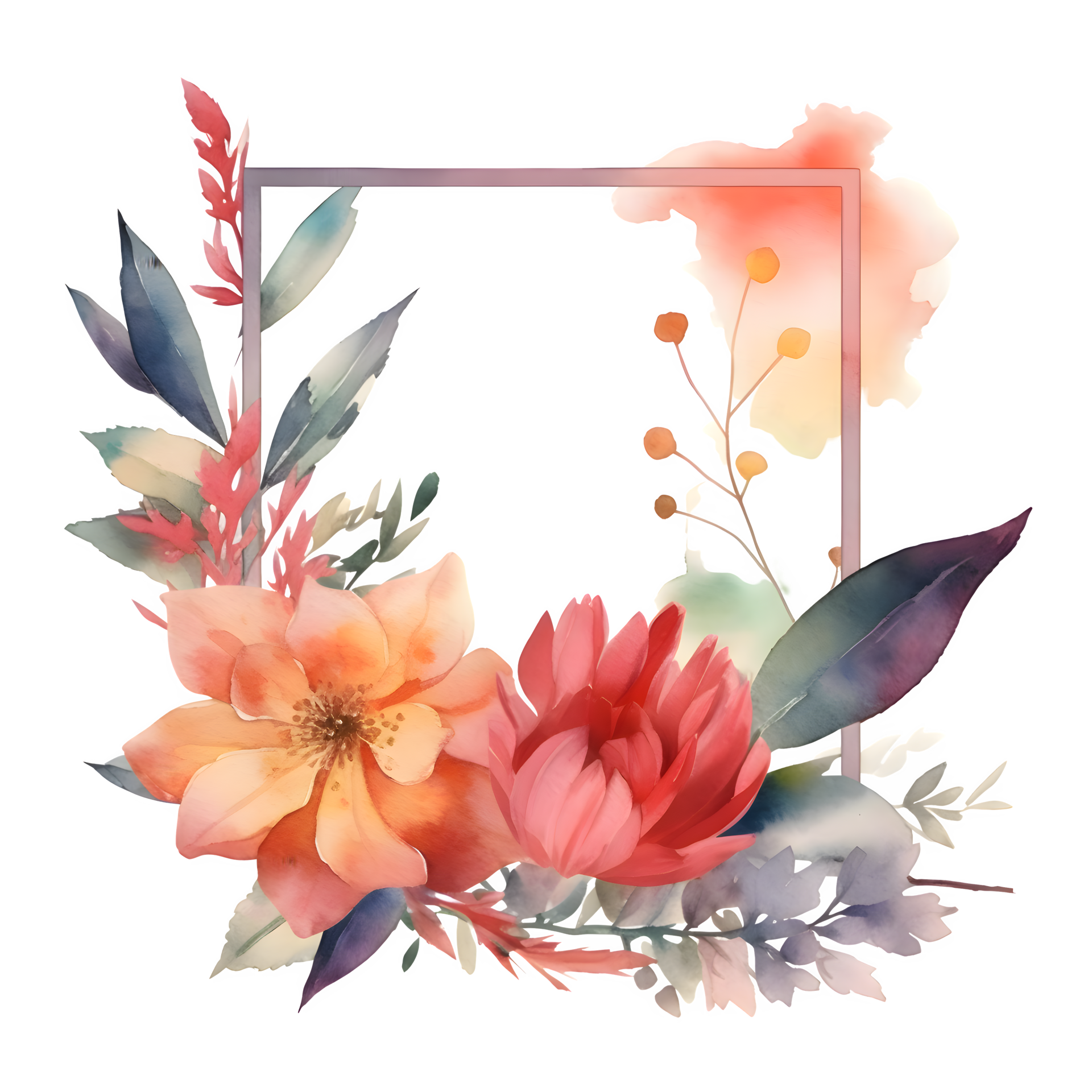 Botanical wreath with hand-lettered calligraphy for a romantic touch ... Botanical wreath with hand-lettered calligraphy for a romantic touch ...