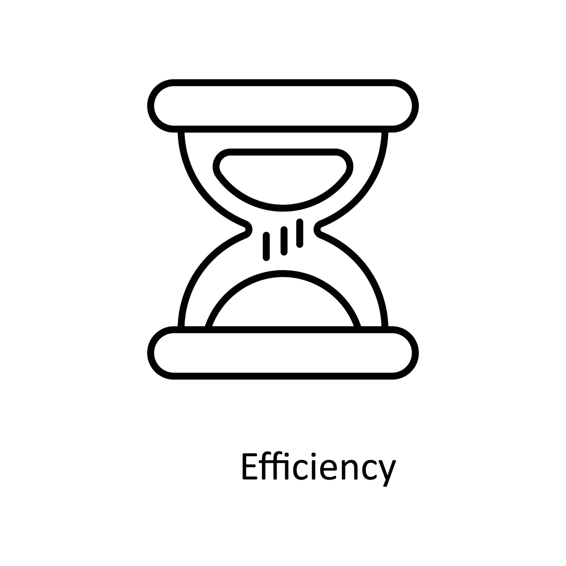 Efficiency Vector outline Icons. Simple stock illustration stock ... Efficiency Vector outline Icons. Simple stock illustration stock ...