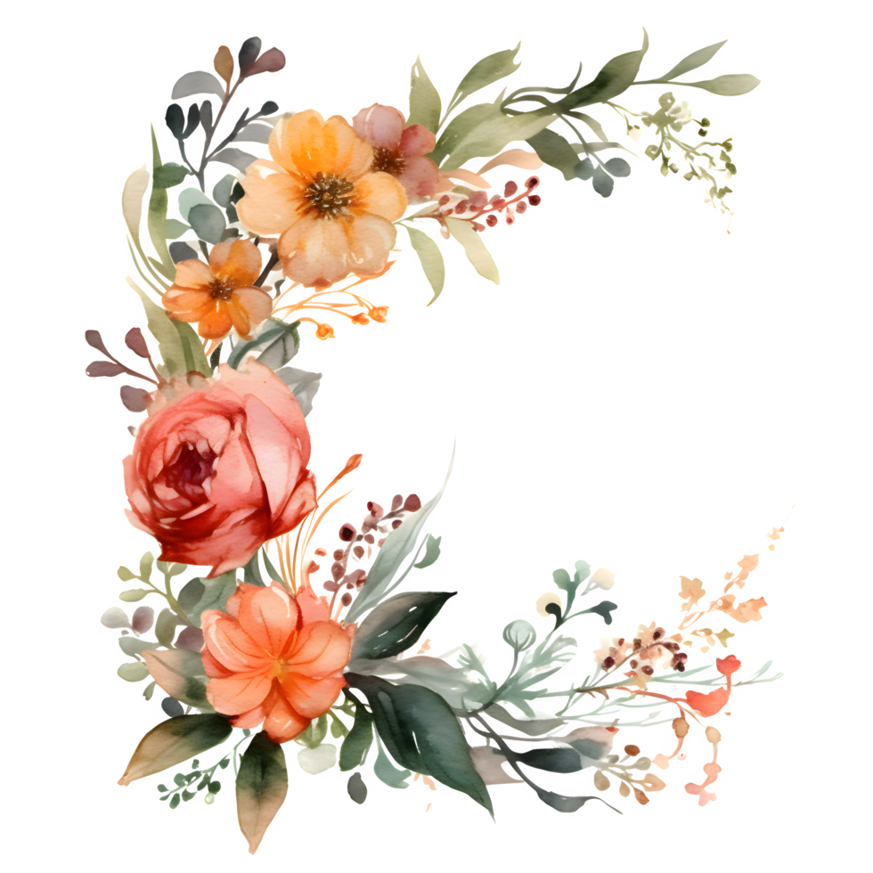 Boho Style Floral Frame with Feathers and Butterflies. Romantic ... Boho Style Floral Frame with Feathers and Butterflies. Romantic ...