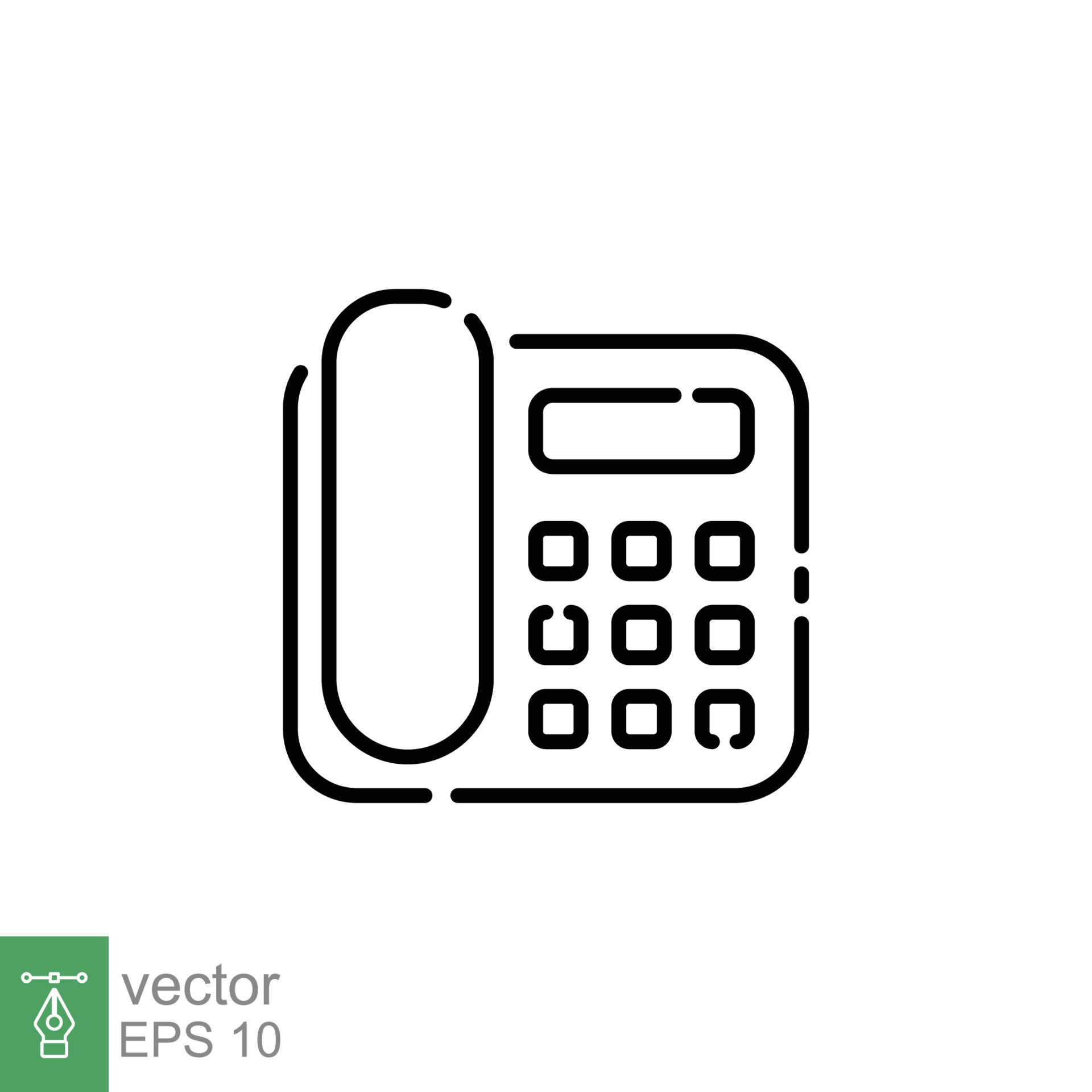 Intercom telephone icon. House phone, technology concept. Simple ... Intercom telephone icon. House phone, technology concept. Simple ...