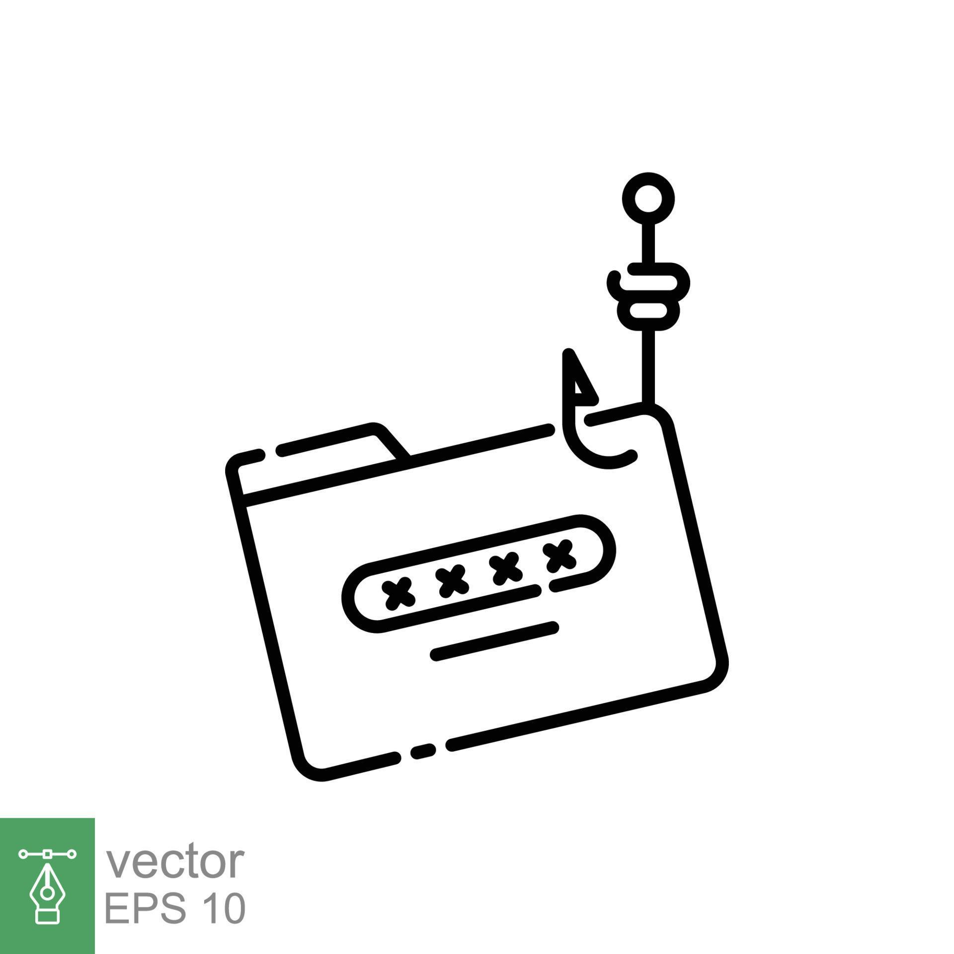 Data theft icon. Digital crime, malware, security hack, password ...