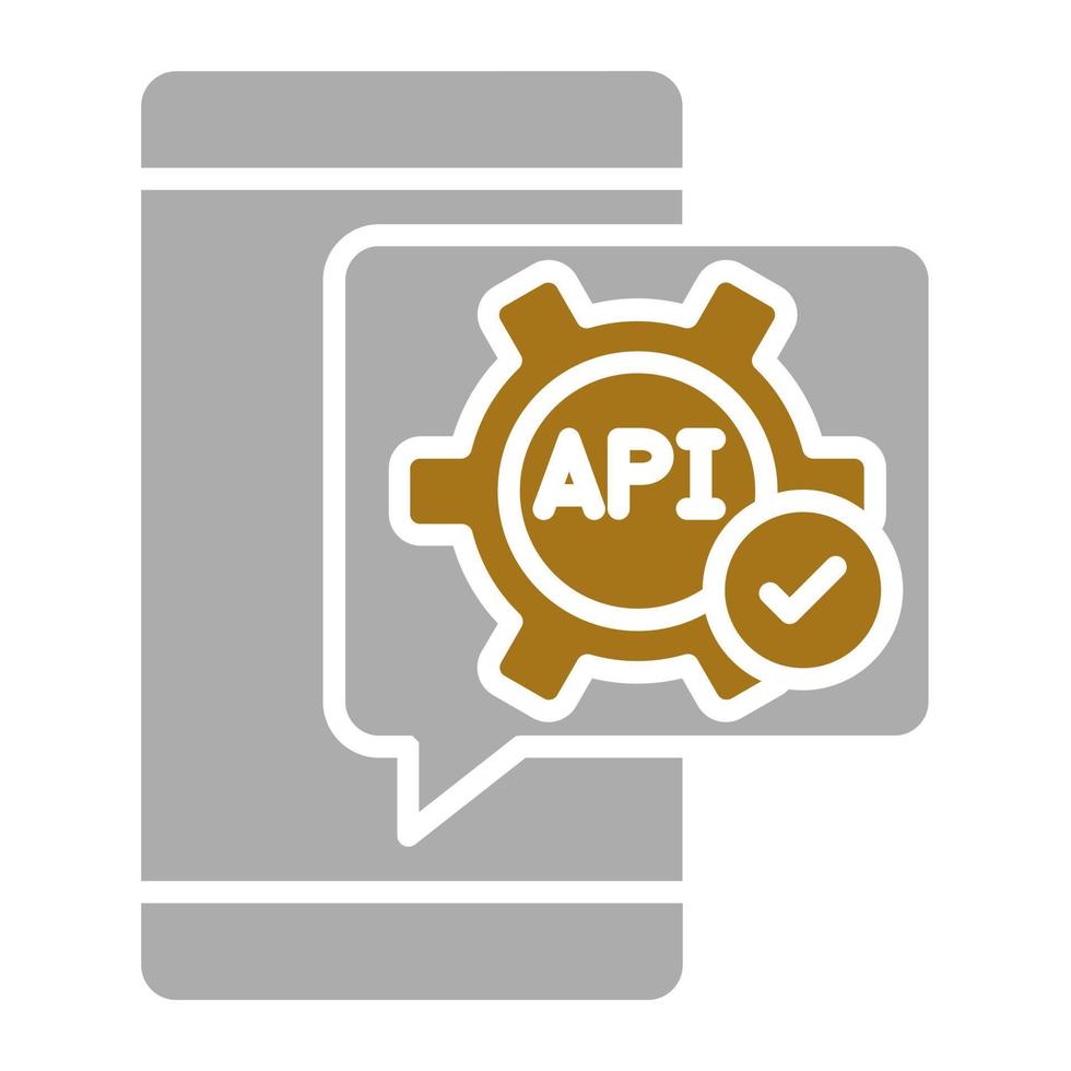 Api Vector Icon Style 22486812 Vector Art at Vecteezy