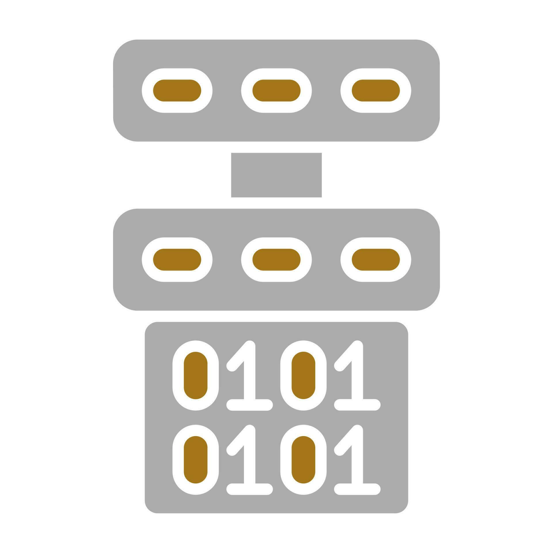 Master Data Vector Icon Style 22491935 Vector Art at Vecteezy