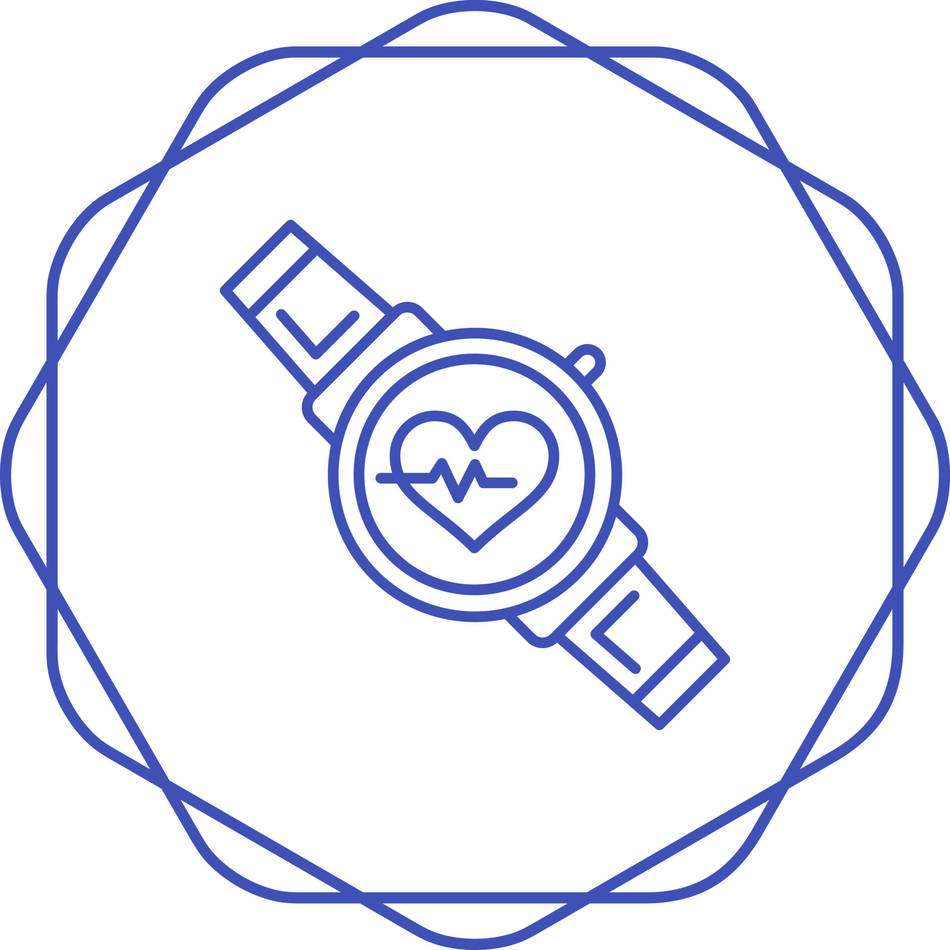 Heart Rate Vector Icon 22497467 Vector Art At Vecteezy