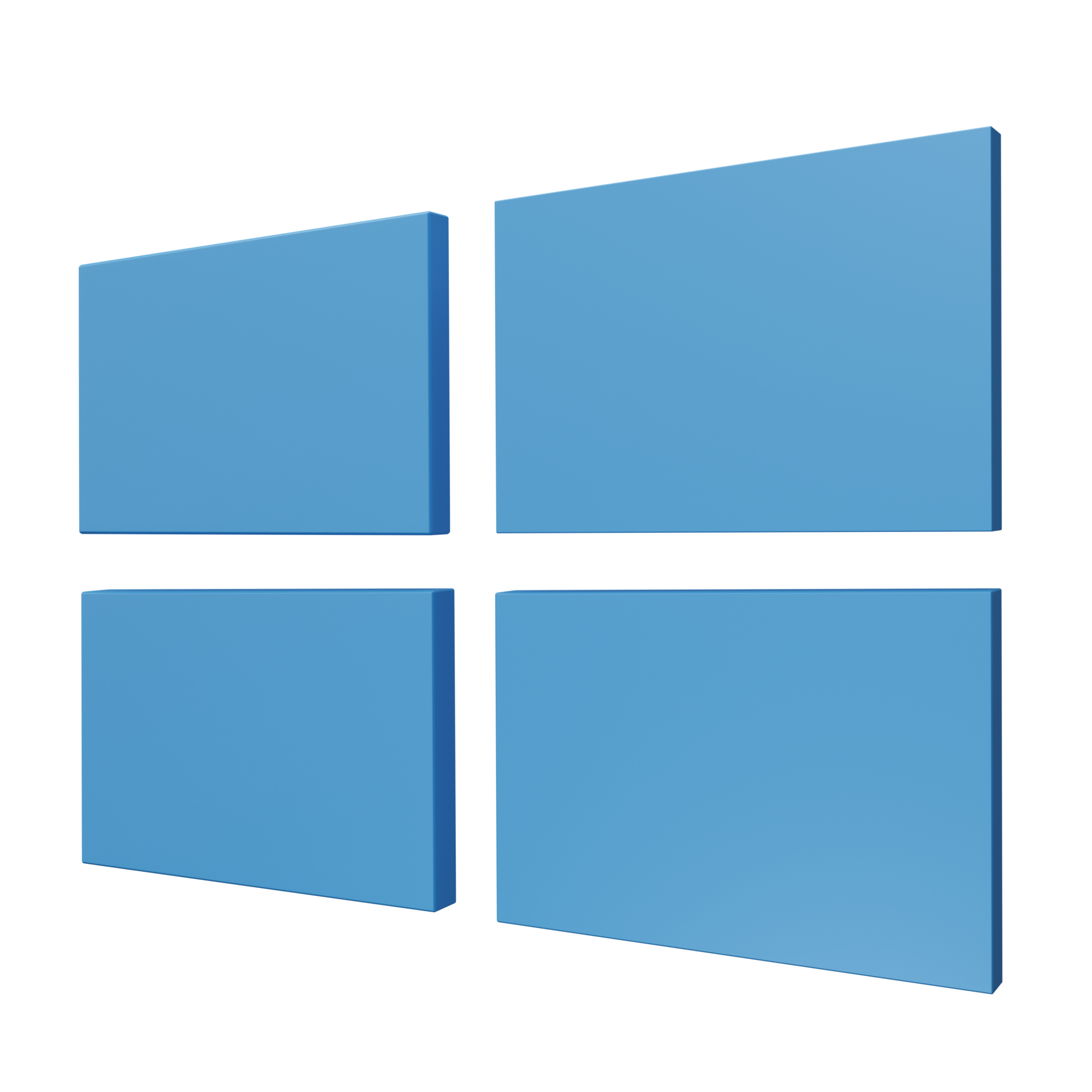 3D, Windows top brand operating system logos, isolated on transparent ... 3D, Windows top brand operating system logos, isolated on transparent ...
