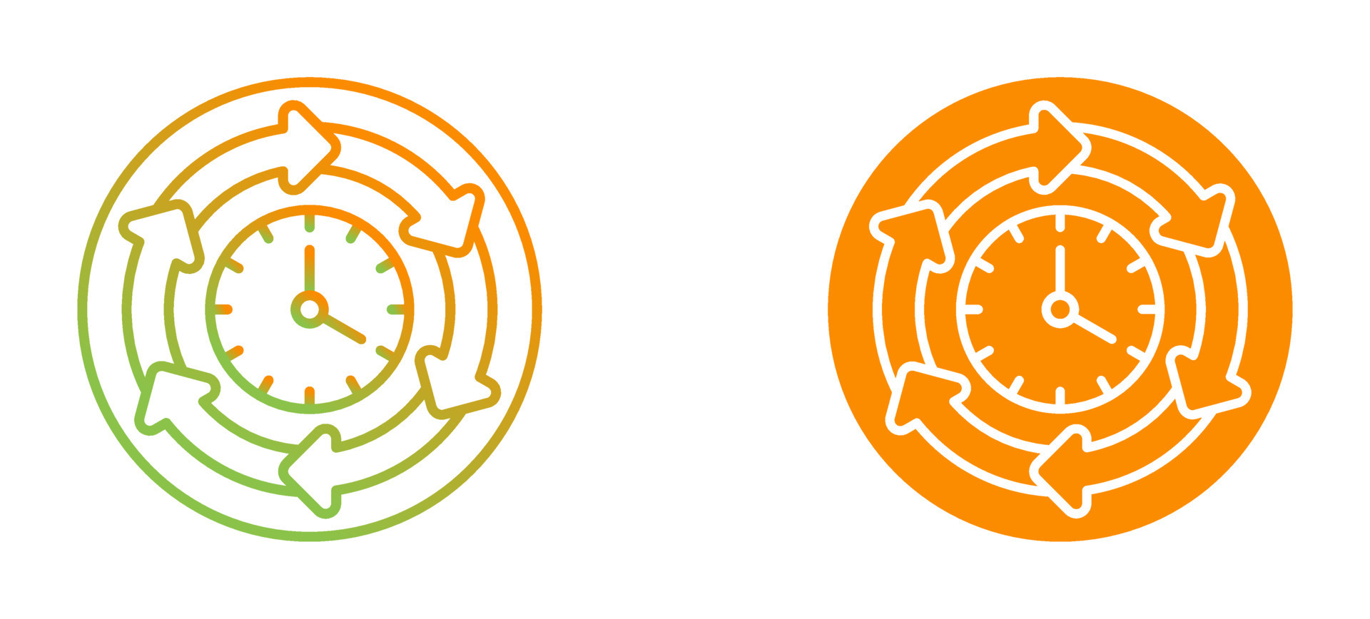 Processing Time Vector Icon 22501253 Vector Art at Vecteezy