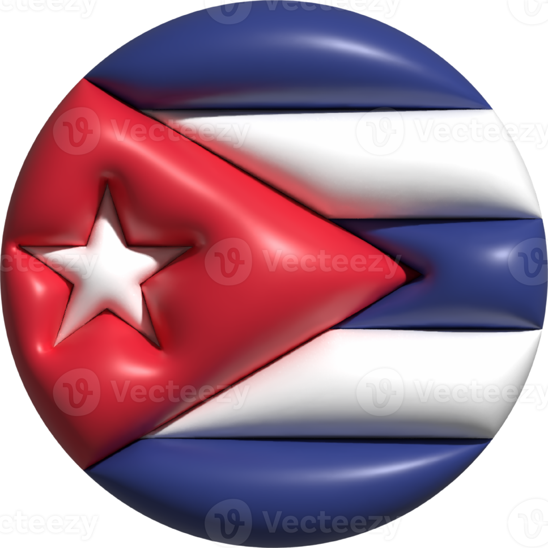 Cuba Flag Circle 3d 22501552 Png