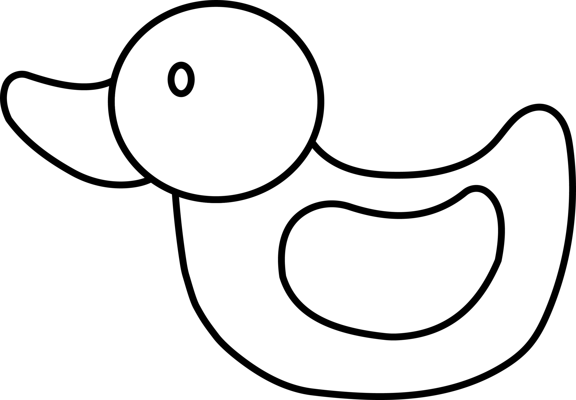 Duck Toy Element Drawing For Coloring 22501585 Png
