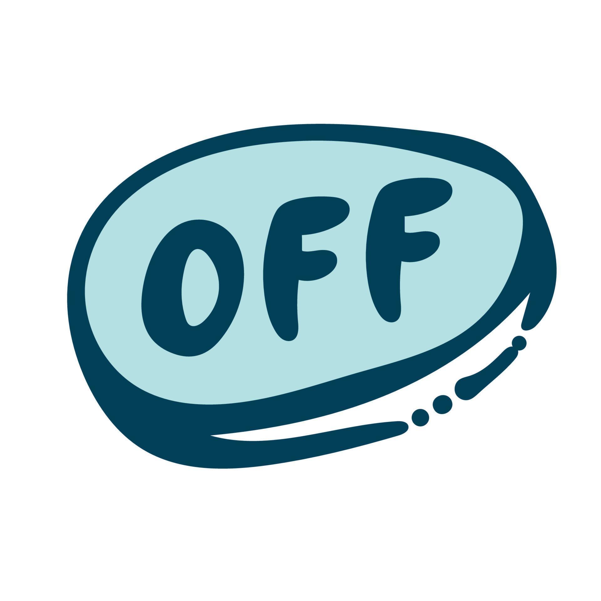 Off Toggle Switch Buttons With Lettering Modern Devices User Interface Mockup Or Template