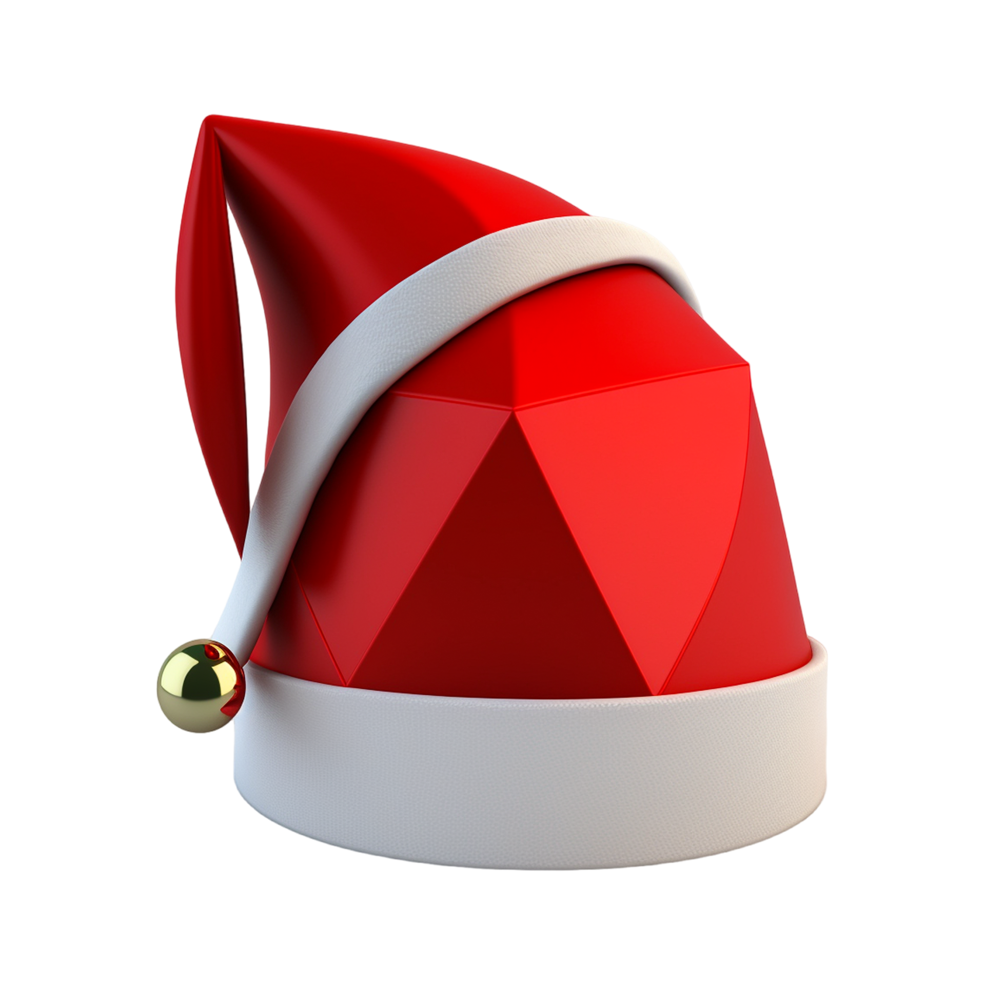 Red Christmas Hat Clipart Vector 22504290 Png