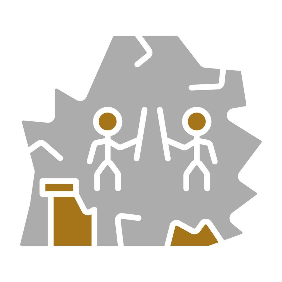 Cave Art Vector Icon Style 22505065 Vector Art At Vecteezy