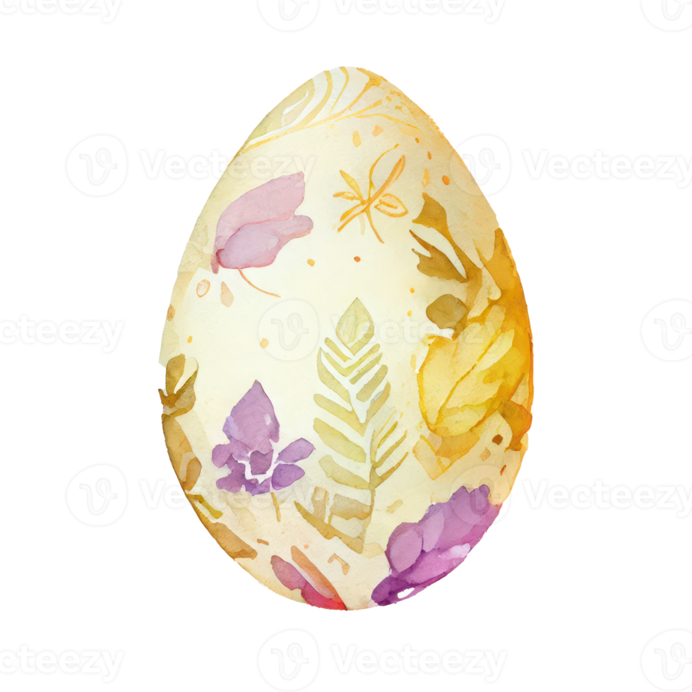 watercolor easter egg flowers 22505327 PNG watercolor easter egg flowers 22505327 PNG