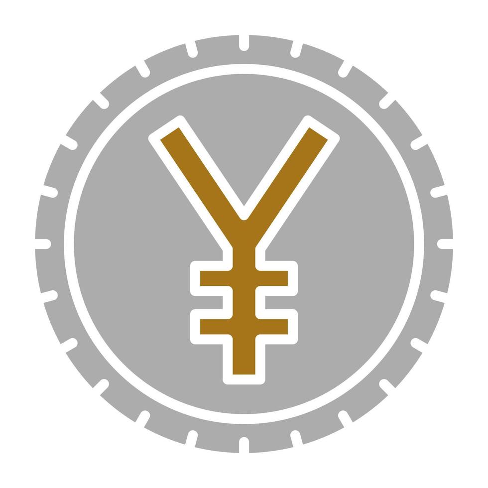 Chinese Yuan Vector Icon Style 22505406 Vector Art At Vecteezy