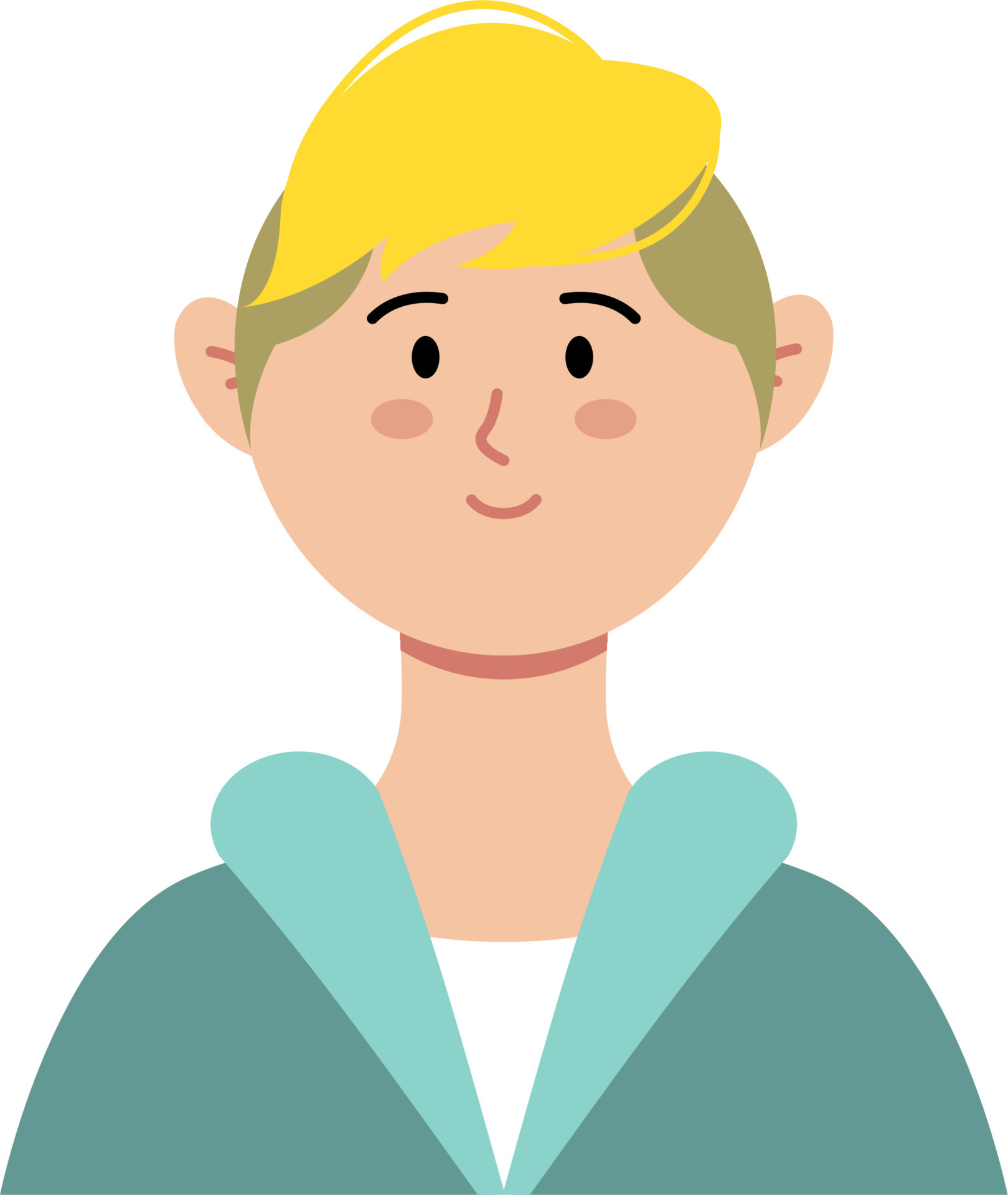 Simple man flat design avatar vector 22506362 Vector Art at Vecteezy Simple man flat design avatar vector 22506362 Vector Art at Vecteezy