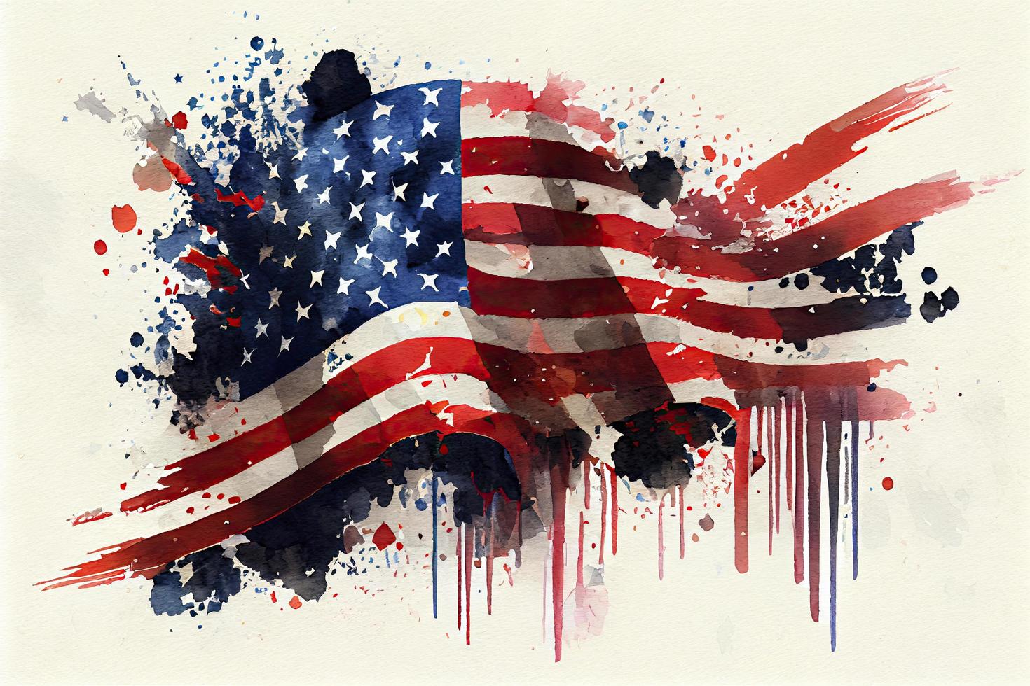 american patriotic watercolor desktop background 22506533 Stock Photo ...