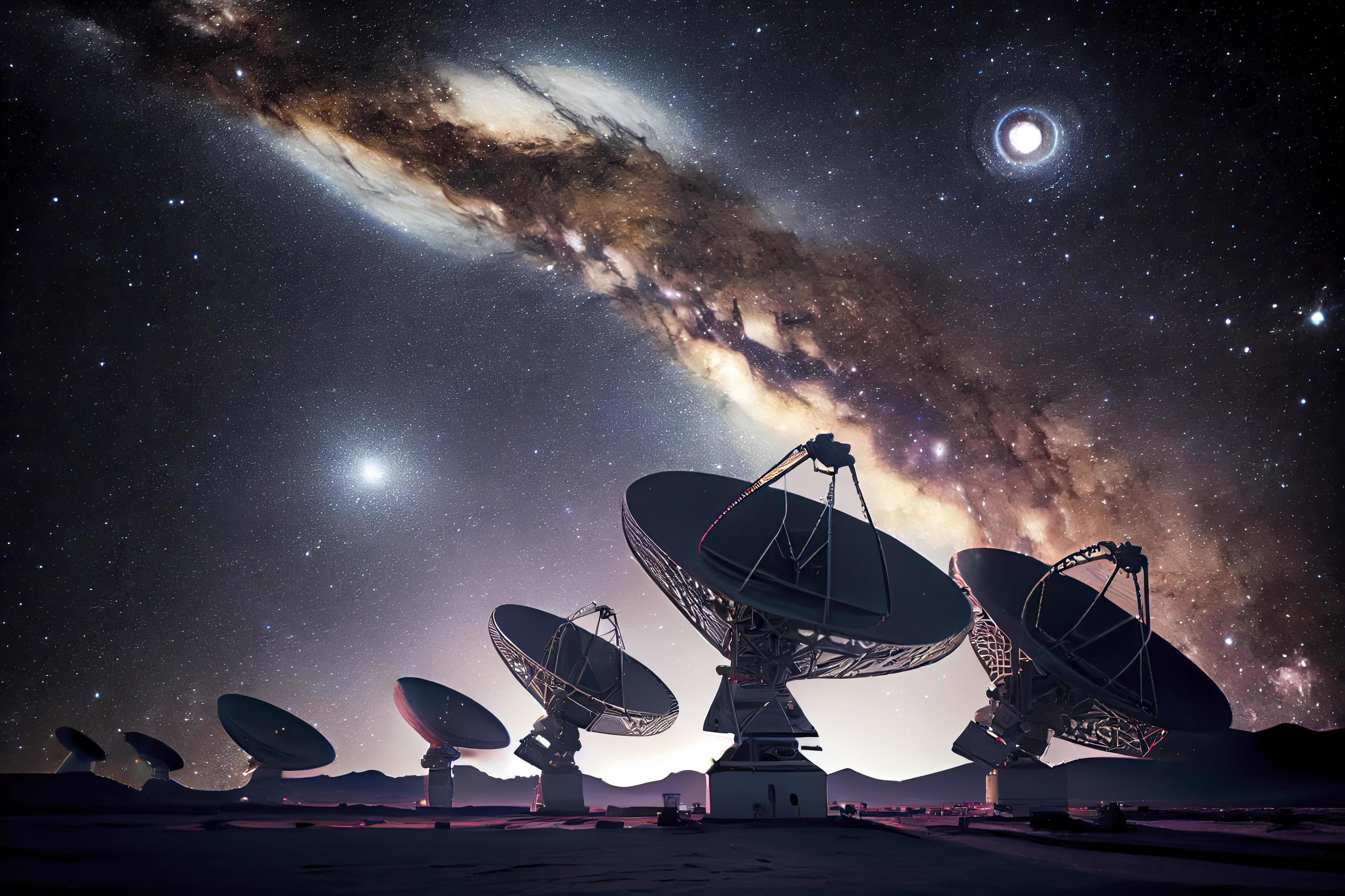 Radio Telescope Wallpaper