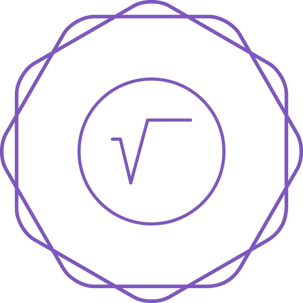 Square Root Symbol Vector Icon 22507662 Vector Art At Vecteezy