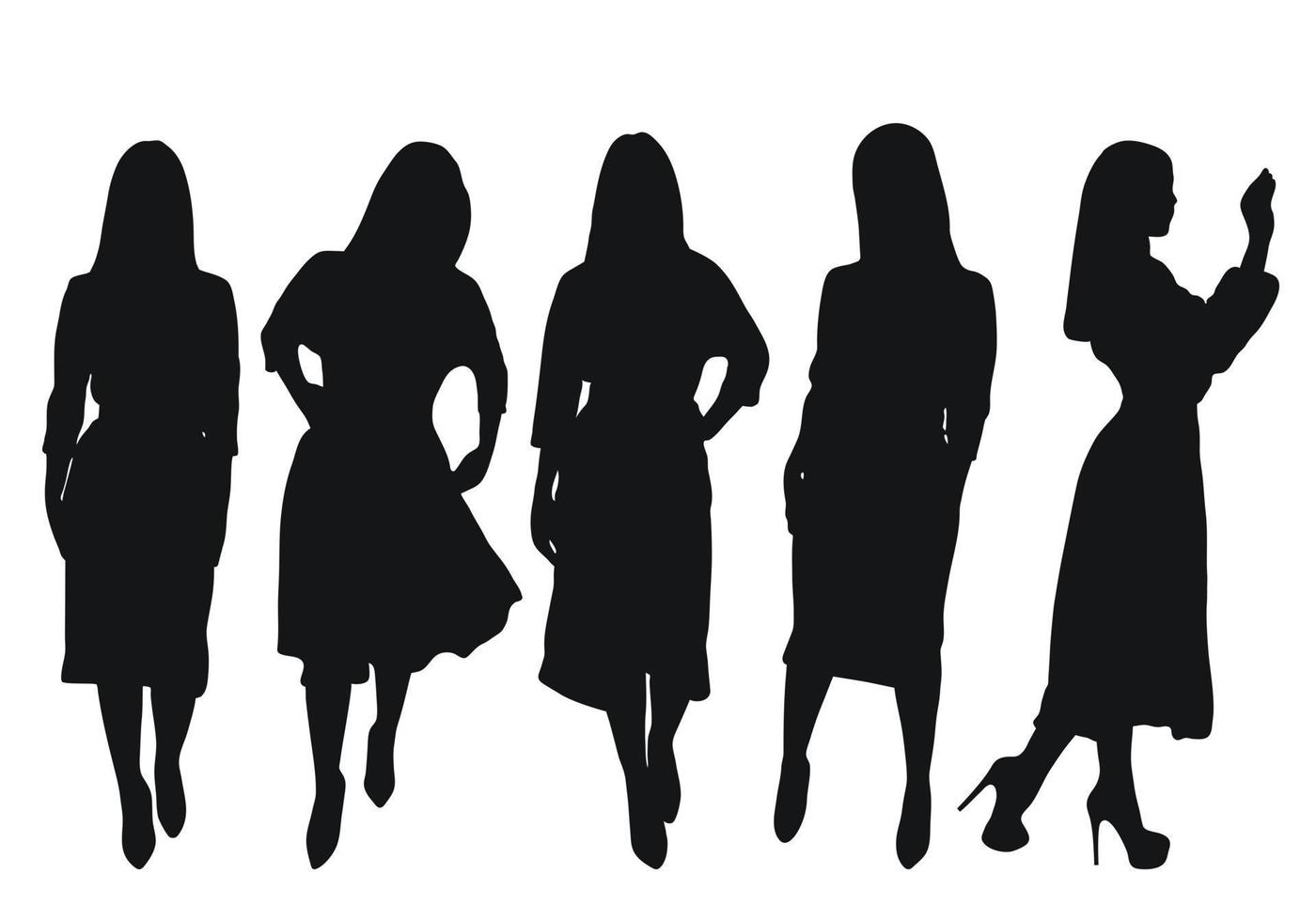 Businesswoman Silhouette Vector