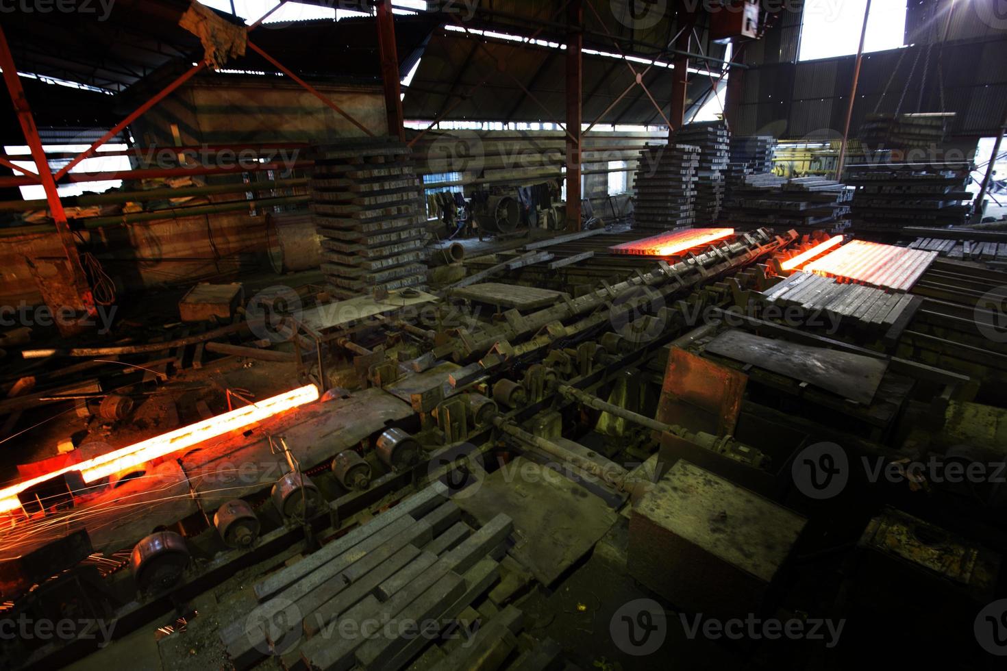 From metal scrap to Iron and iron rod making steel factory at Demra, Dhaka, Bangladesh. 22512512 ...