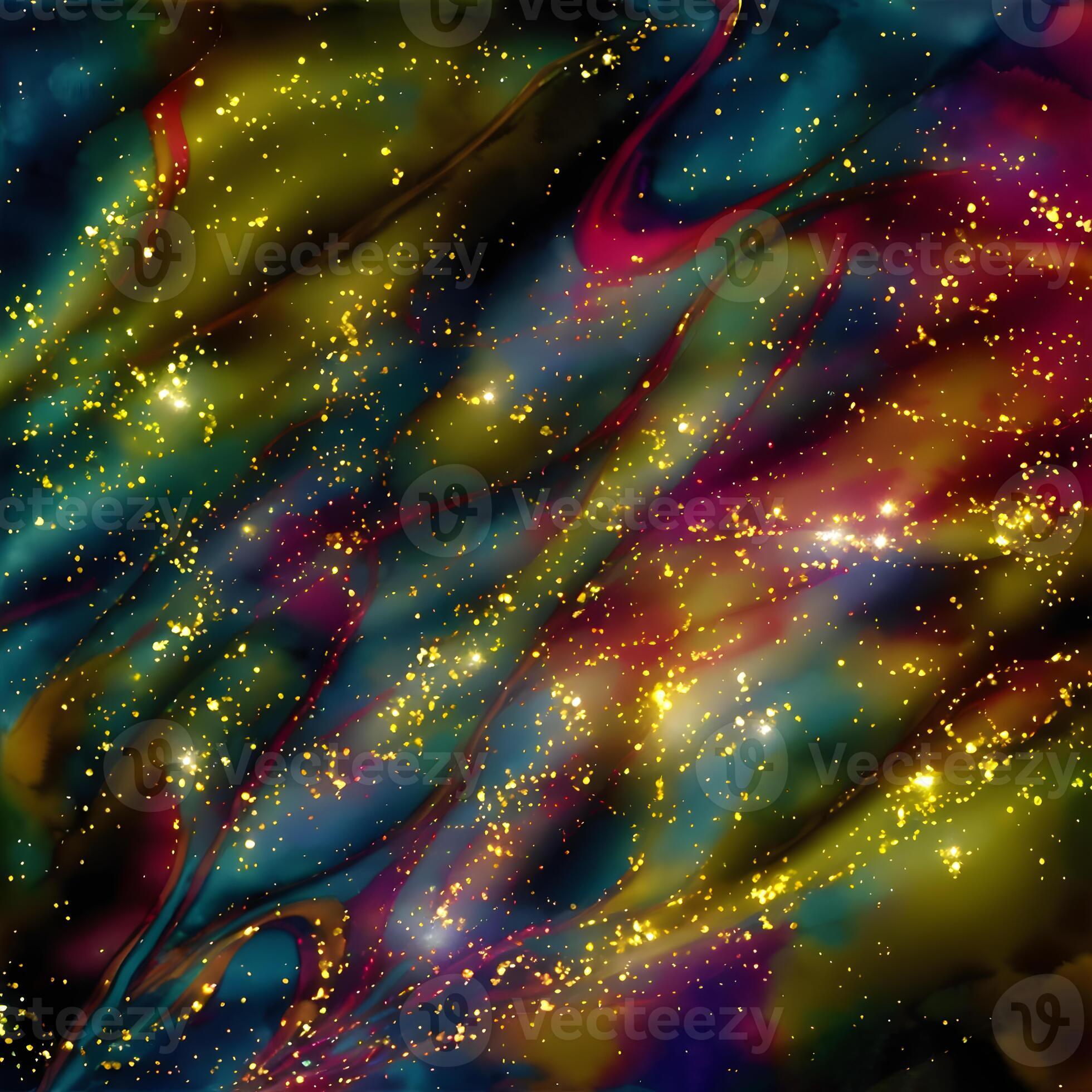 Watercolor glitter texture background, Digital painted background ...