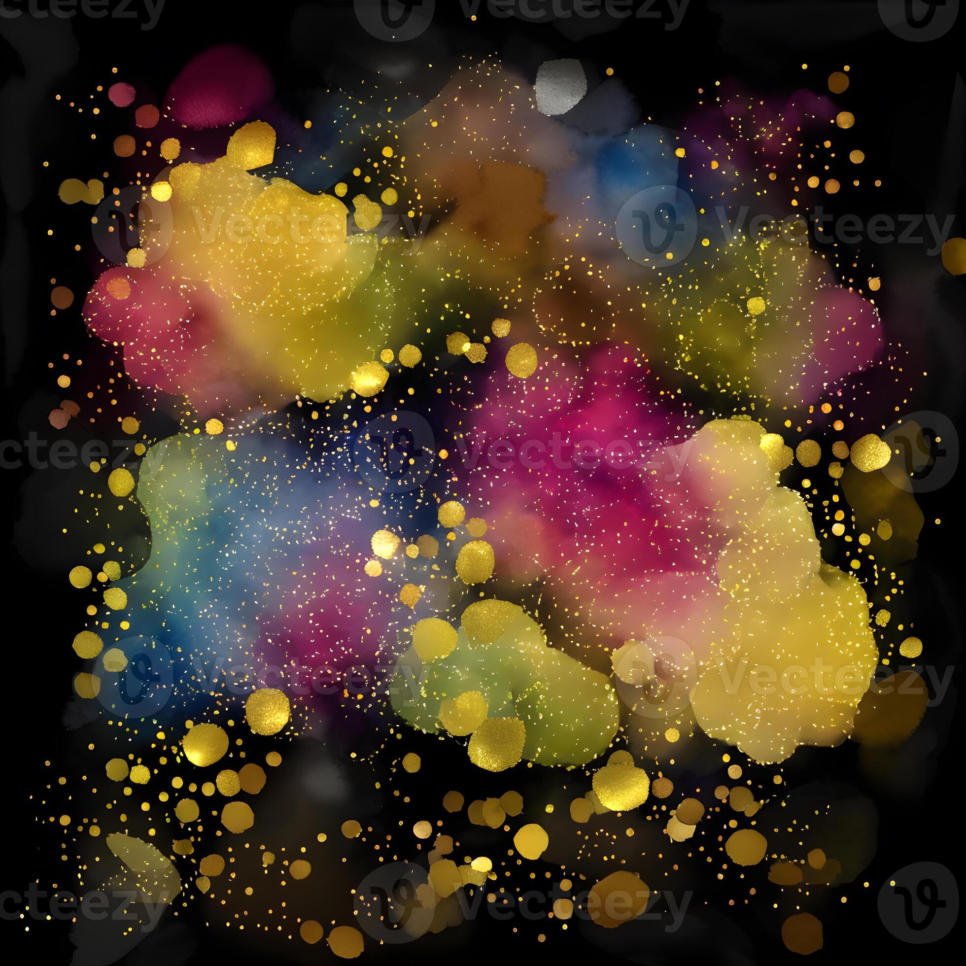 Watercolor glitter texture background, Digital painted background ...