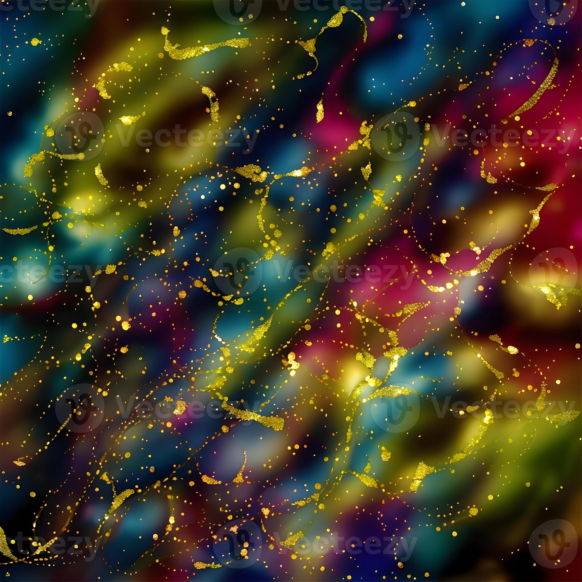 Watercolor glitter texture background, Digital painted background ...