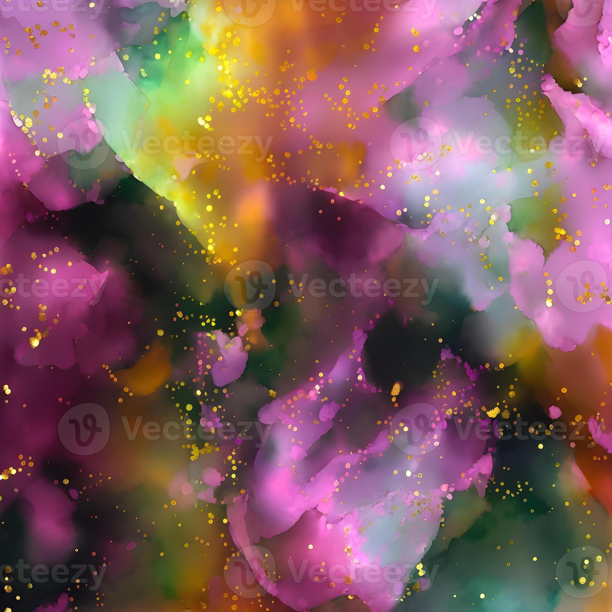 Watercolor glitter texture background, Digital painted background ...