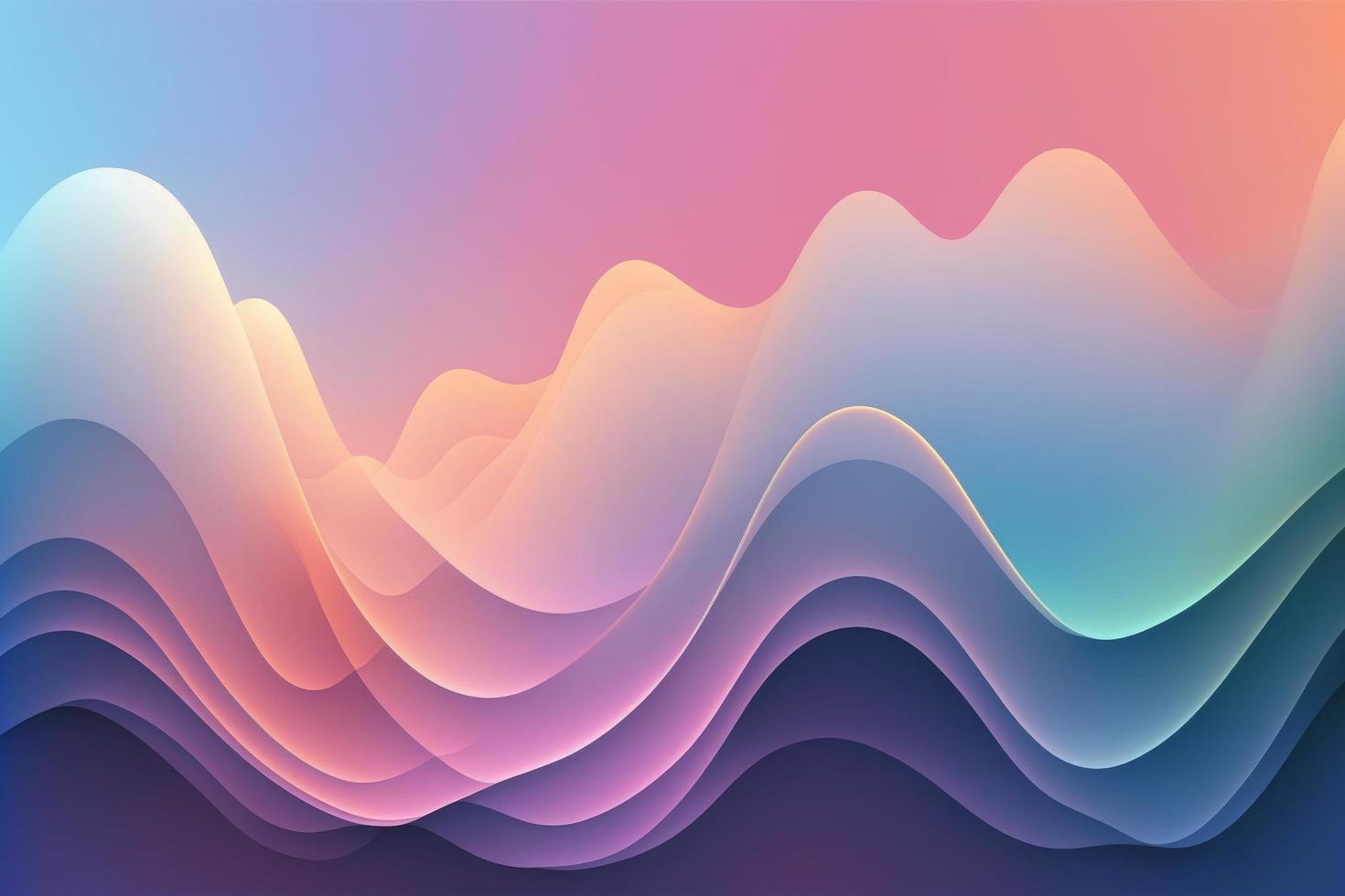 pastel color wave abstract colorful wave gradient background 22514612 Stock Photo at Vecteezy