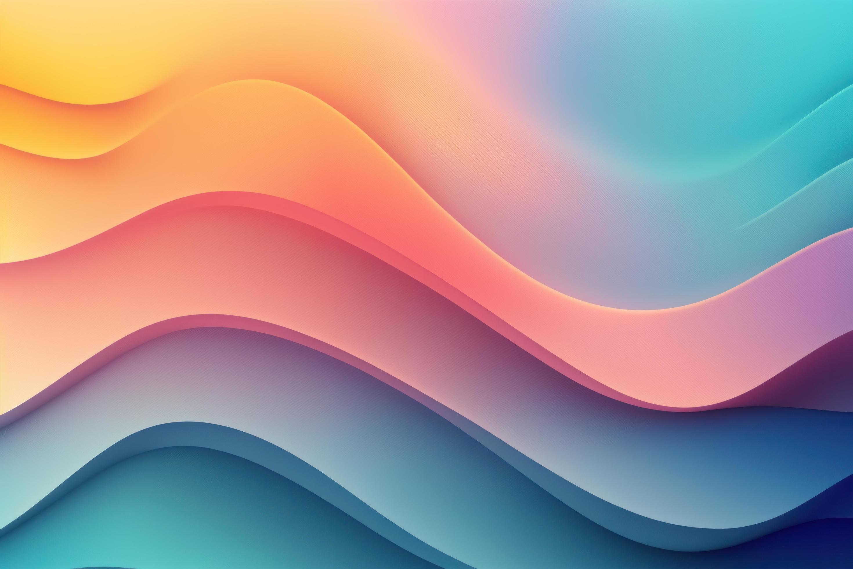 pastel color wave abstract colorful wave gradient background 22514640 Stock Photo at Vecteezy