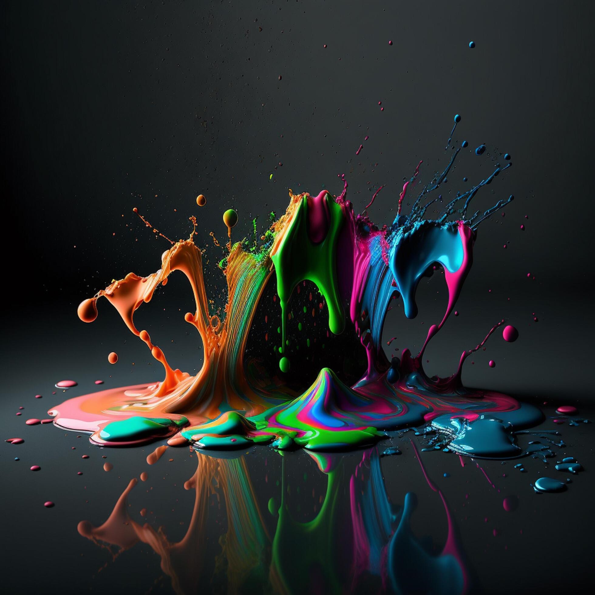 Ai Generative 3D Color Paint Splash Texture background 22515927 Stock ... Ai Generative 3D Color Paint Splash Texture background 22515927 Stock ...