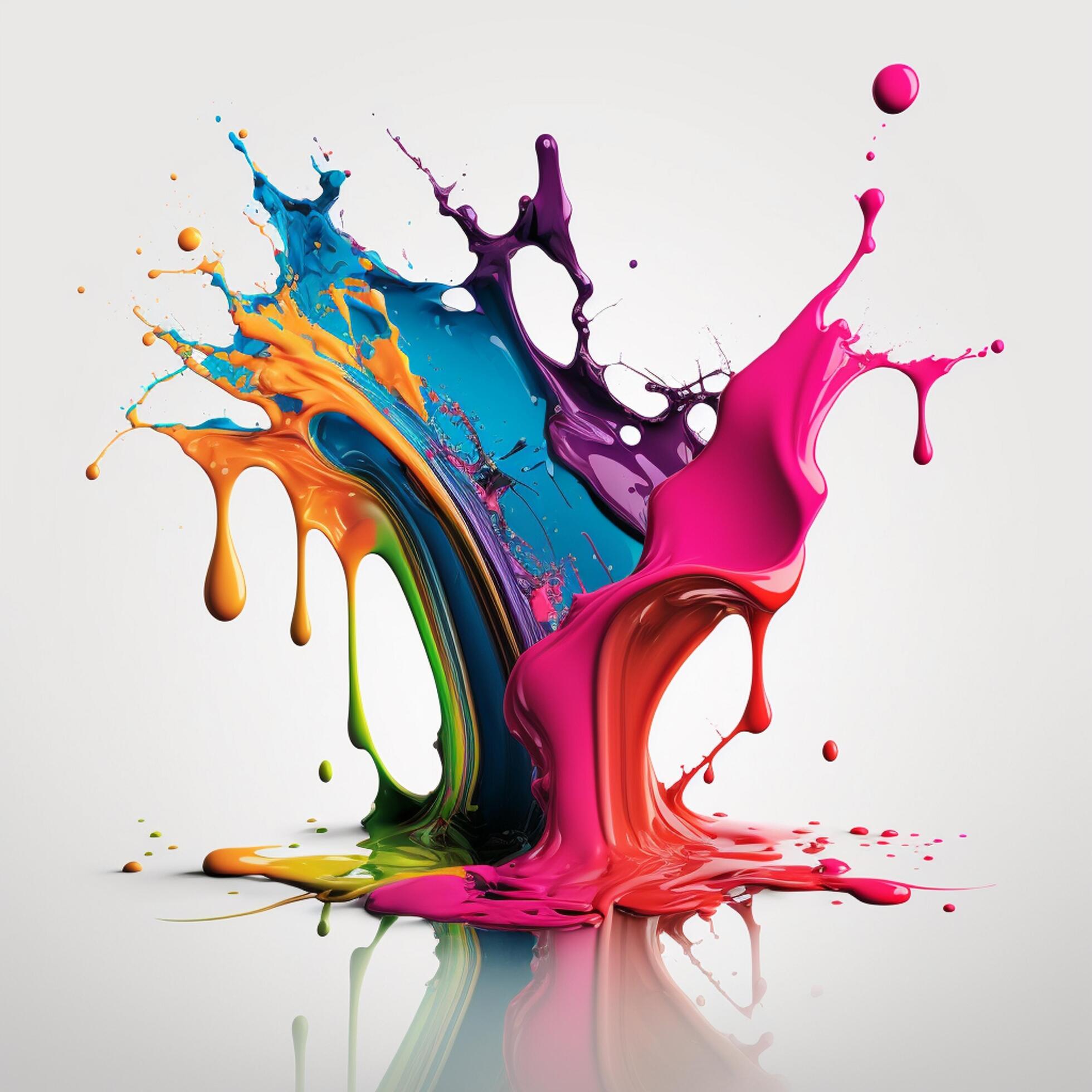 3D Color Paint Splash Texture background 22516042 Stock Photo at Vecteezy