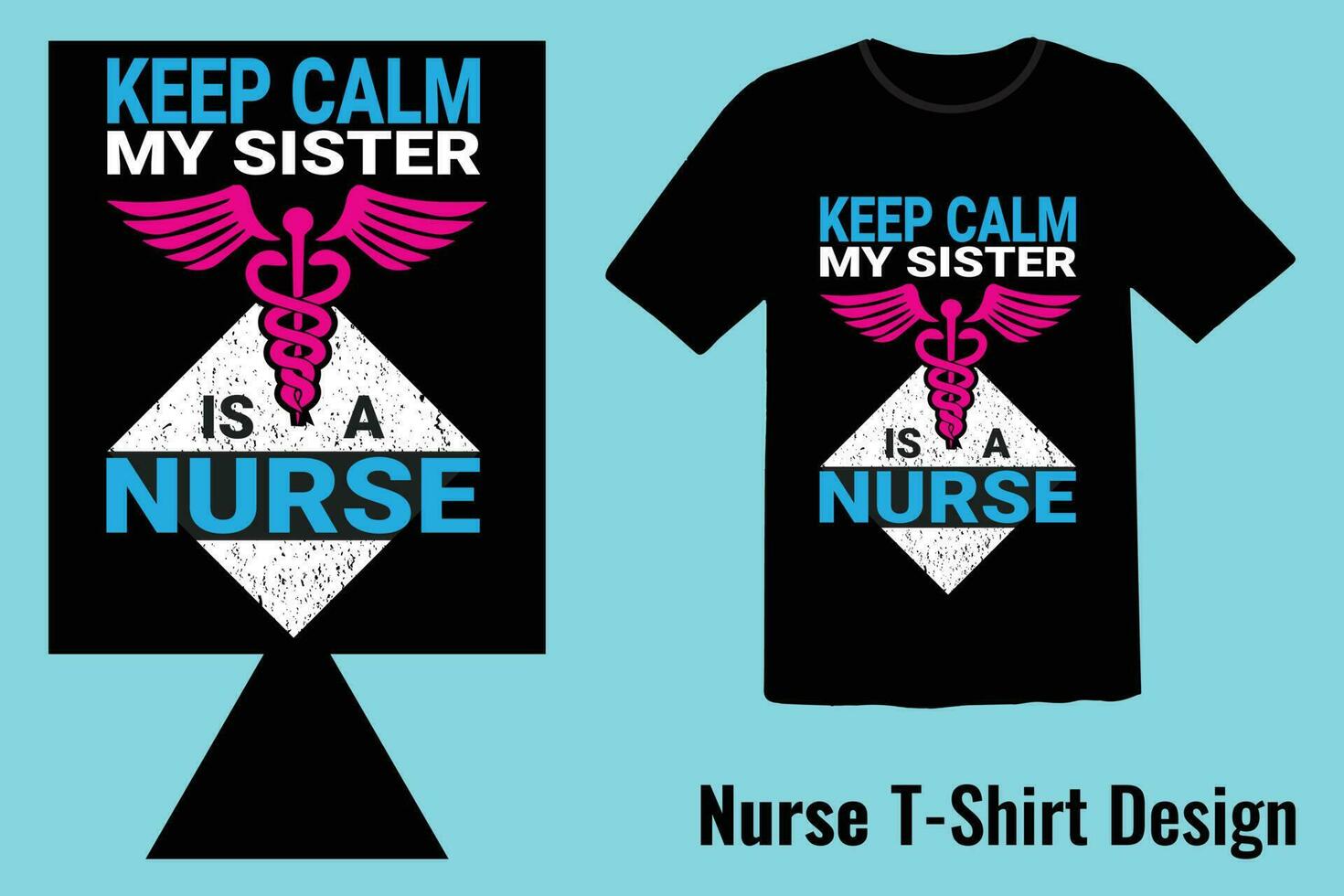 Nurse T Shirt Design 22516129 Vector Art At Vecteezy