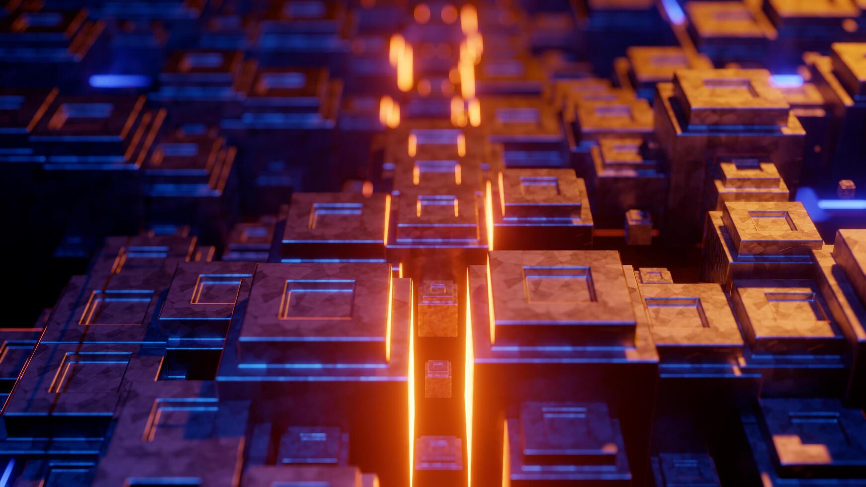 3d landscape abstract digital 22520105 Stock Photo at Vecteezy