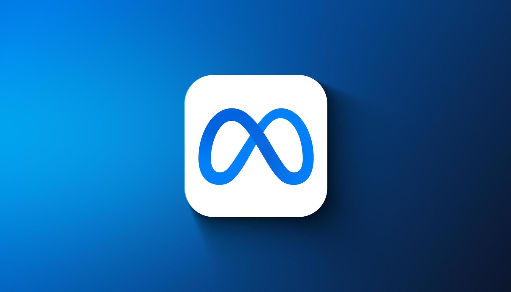 illustration Meta application is displayed on gradient background ... illustration Meta application is displayed on gradient background ...