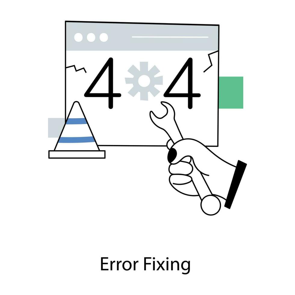 Trendy Error Fixing 22523819 Vector Art At Vecteezy