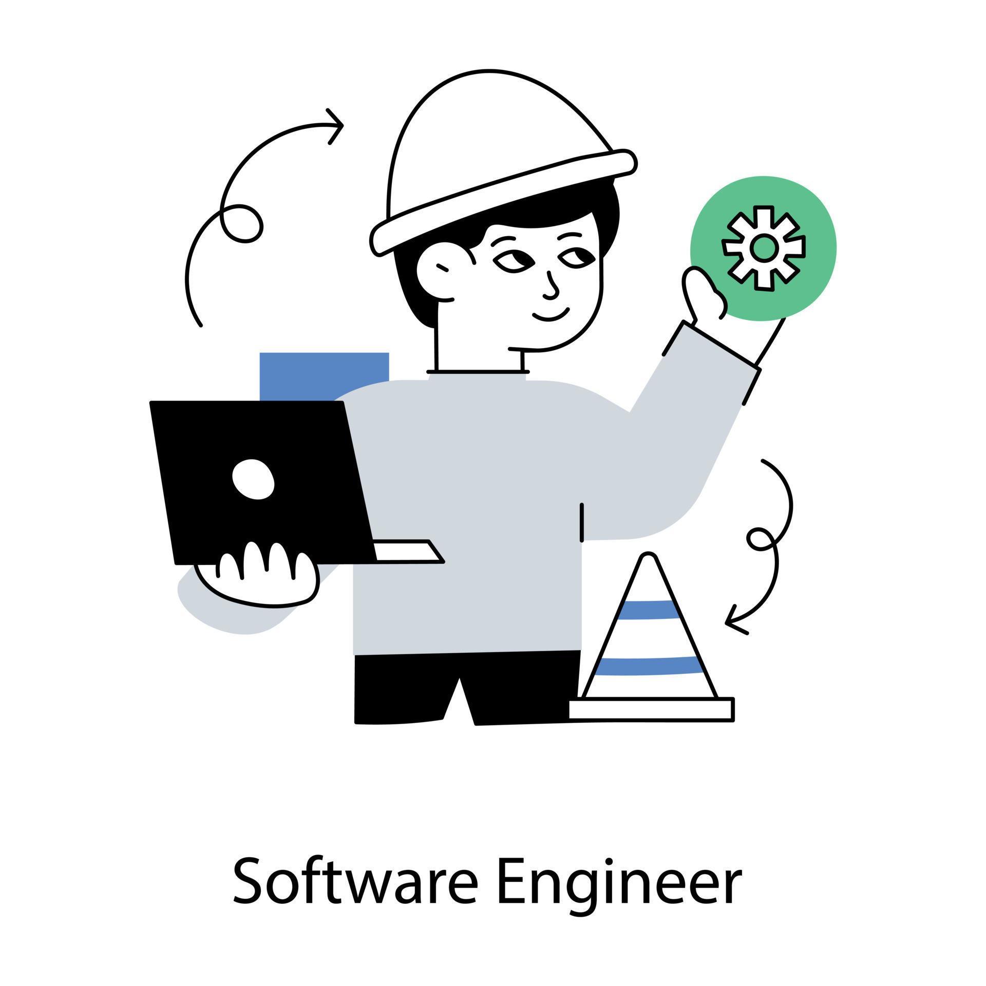 Trendy Software Engineer 22523830 Vector Art at Vecteezy