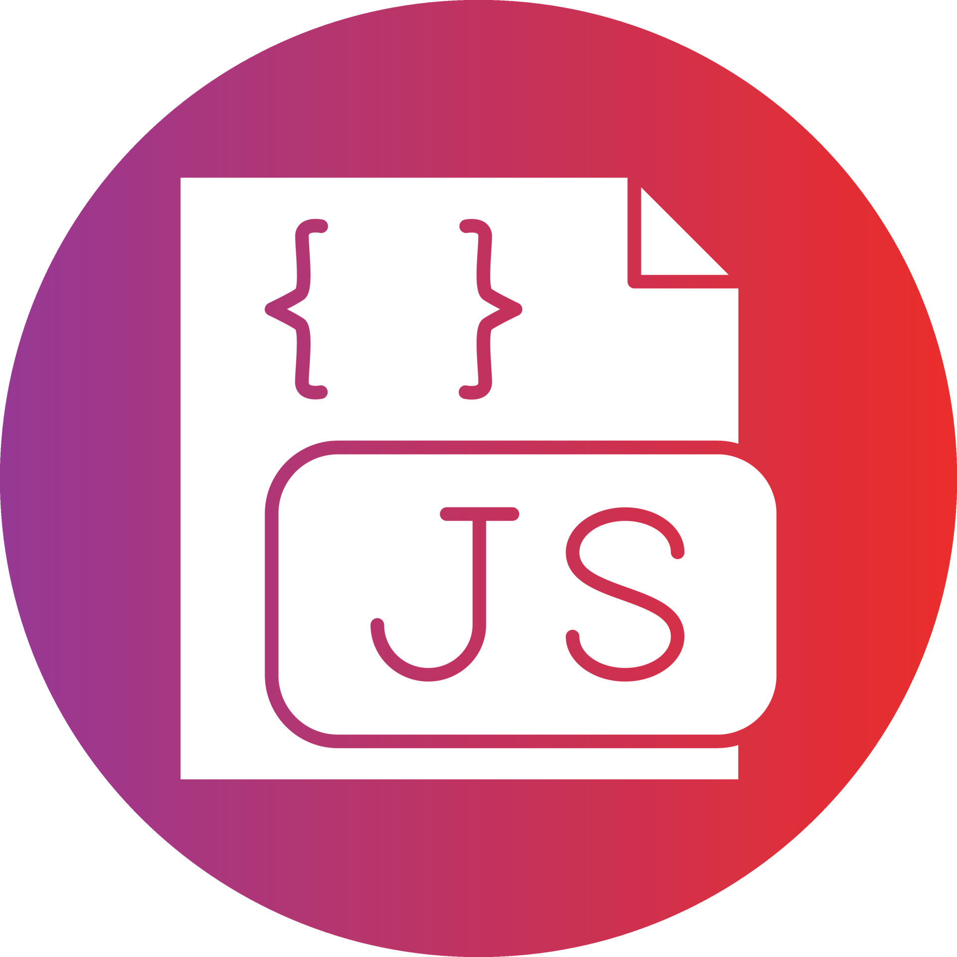 Vector Design Javascript File Icon Style 22524714 Vector Art At Vecteezy