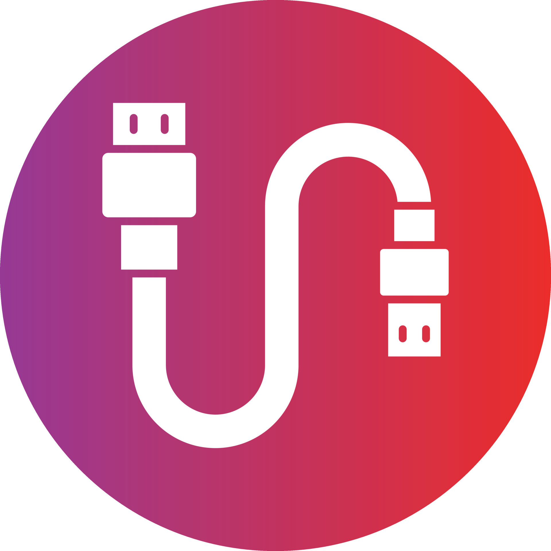 Vector Design Usb Cable Icon Style 22524896 Vector Art At Vecteezy