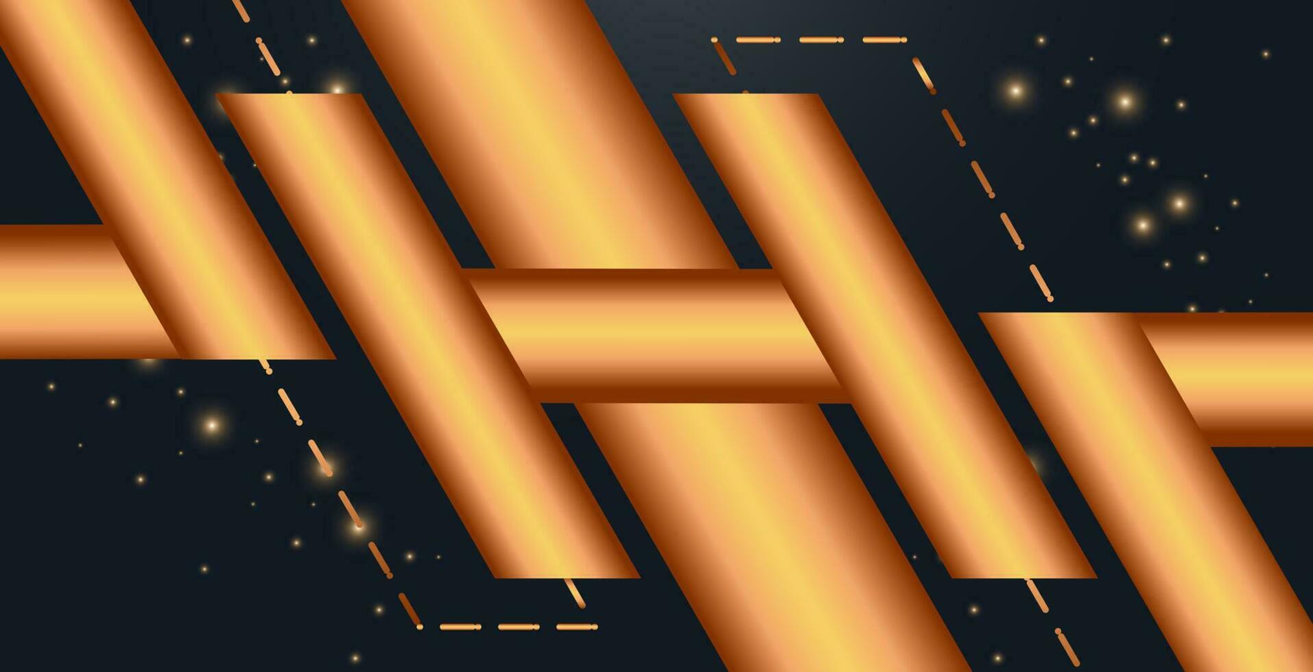 Abstract Geometric Black And Gold Geometric Design 22524959 Vector Art At Vecteezy