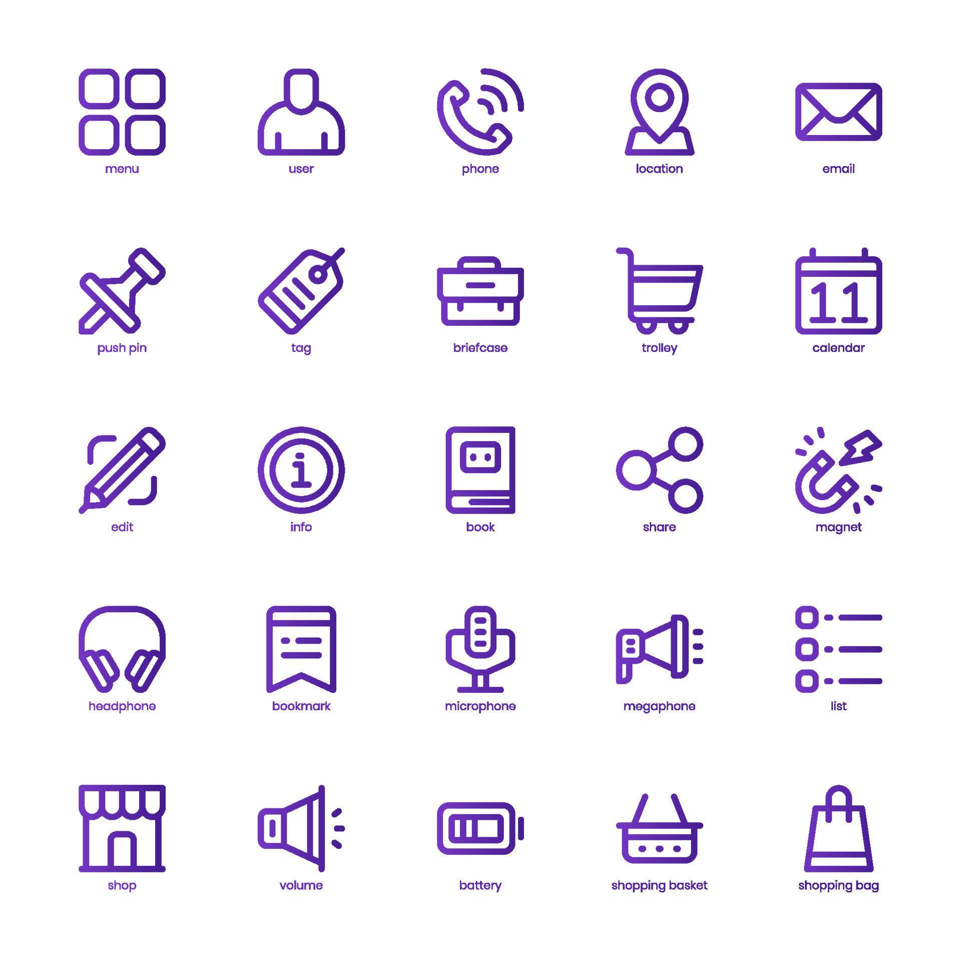 Mobile App icon pack for your website design, logo, app, and user interface. Mobile App icon ...