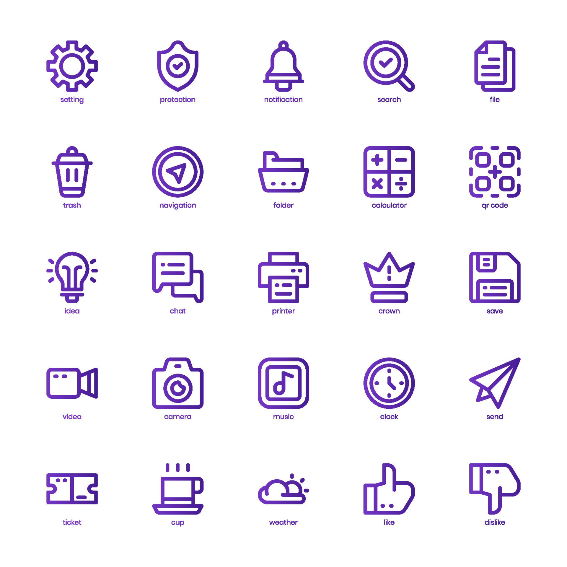 Mobile App icon pack for your website design, logo, app, and user ...