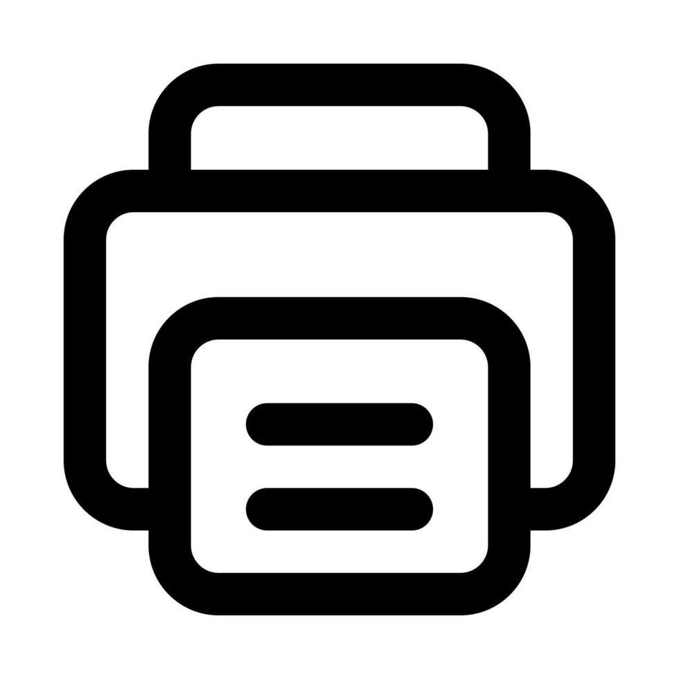 Printing Of User Interface Outline Icon Set 22526014 Vector Art At Vecteezy