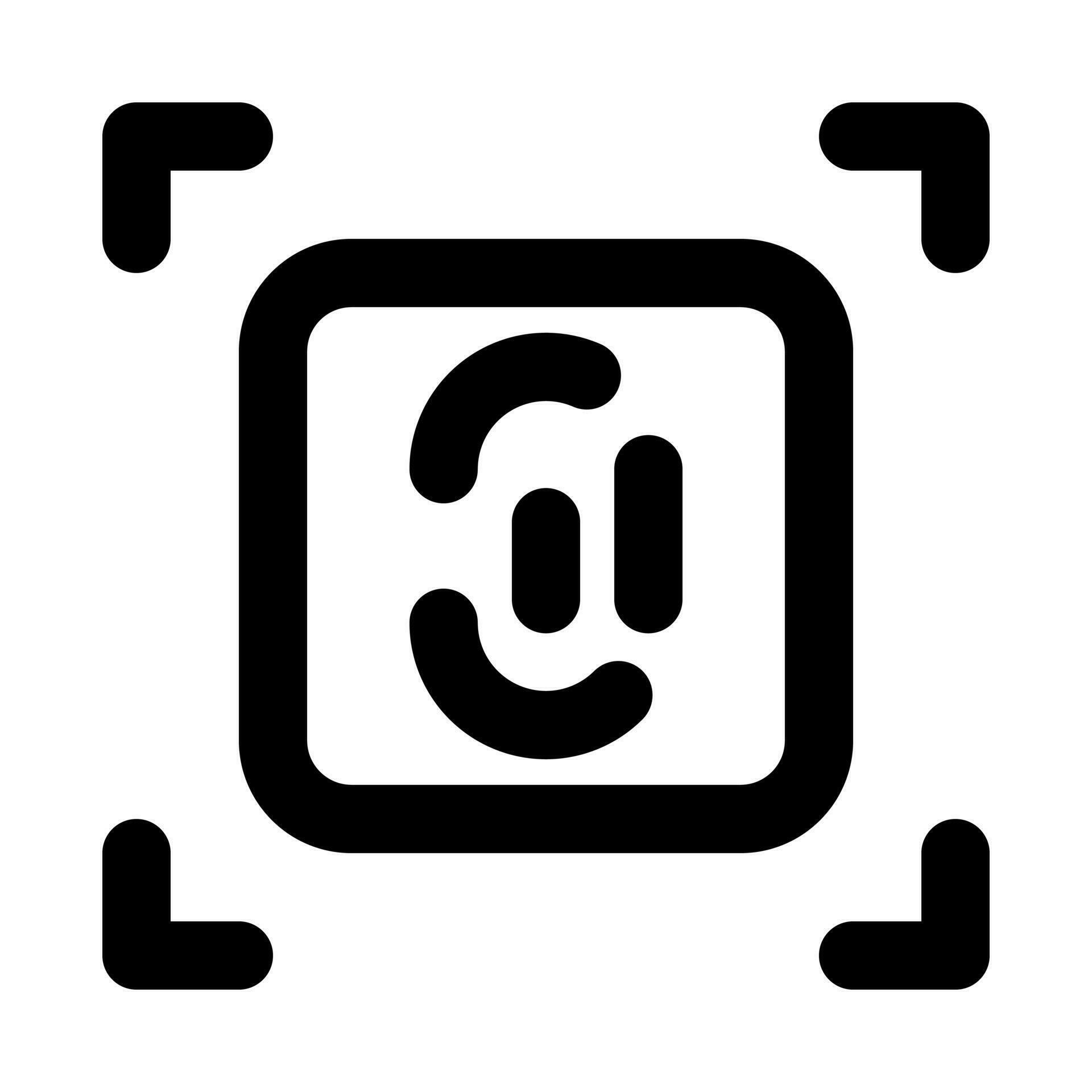 scan of user interface outline icon set 22526024 Vector Art at Vecteezy