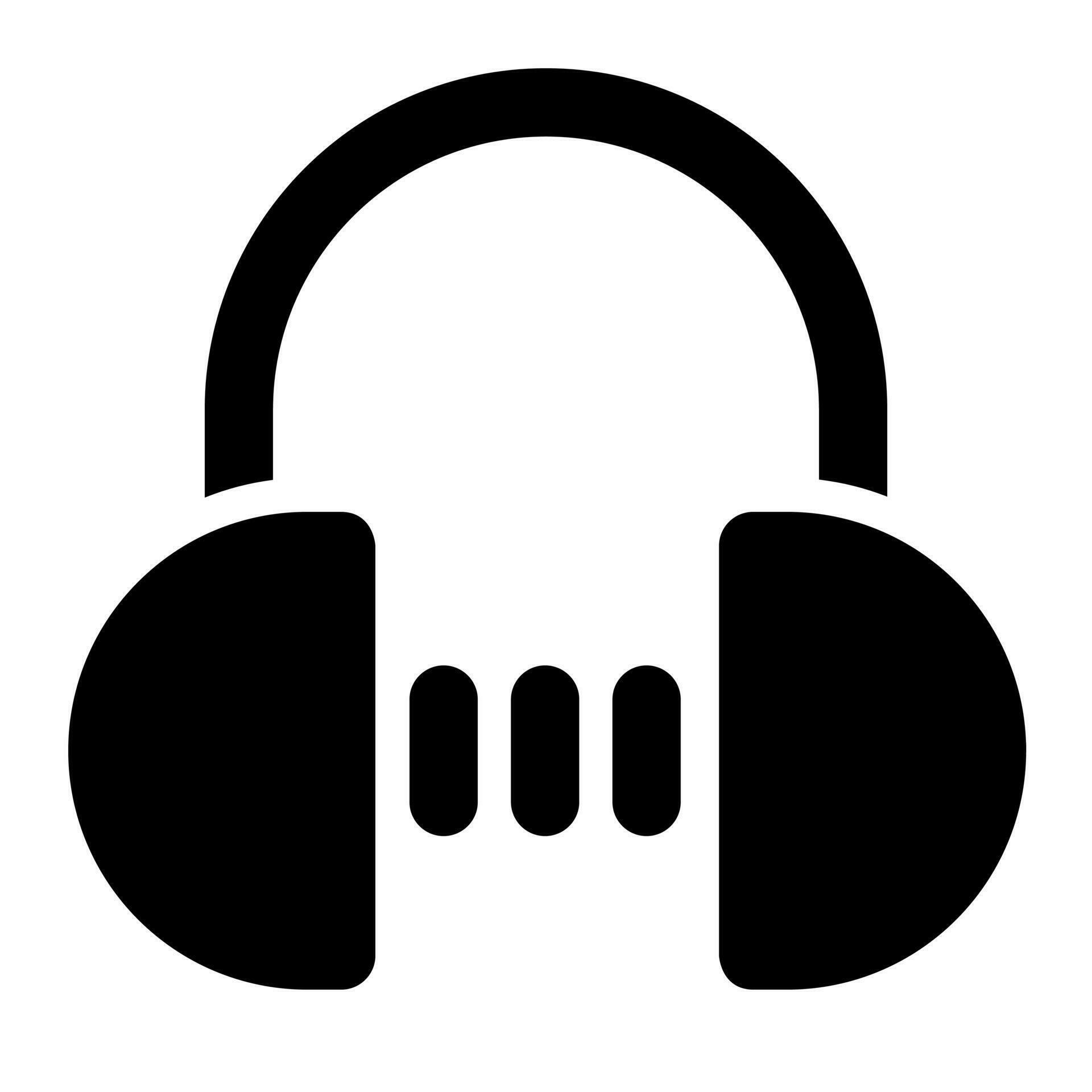 voice of user interface solid icon set 22526780 Vector Art at Vecteezy