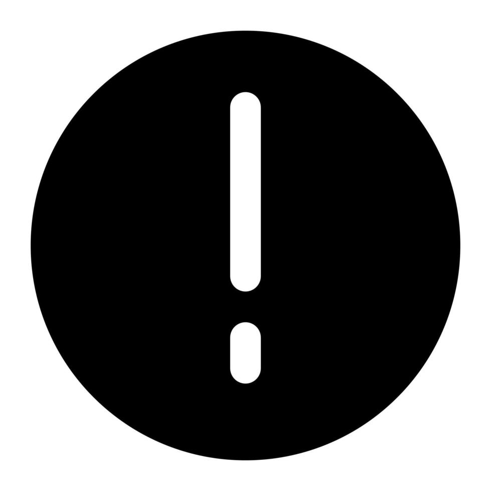 warning of user interface solid icon set 22526794 Vector Art at Vecteezy